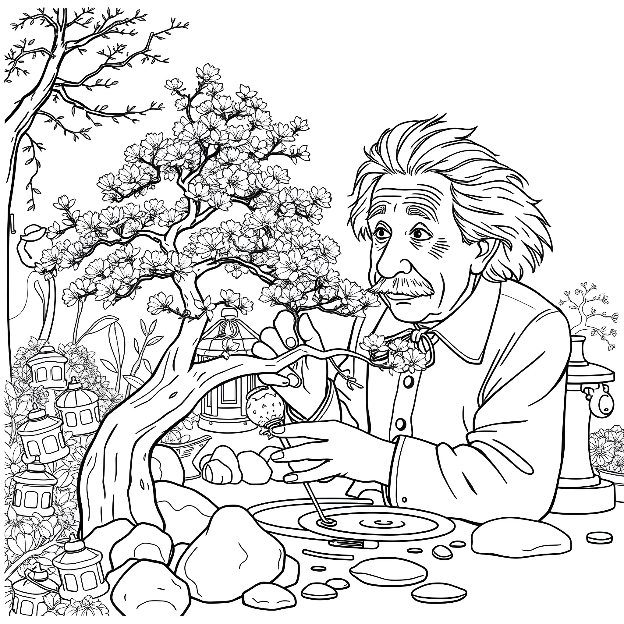 Best Albert Einstein Coloring Pages (Free Printable PDF)