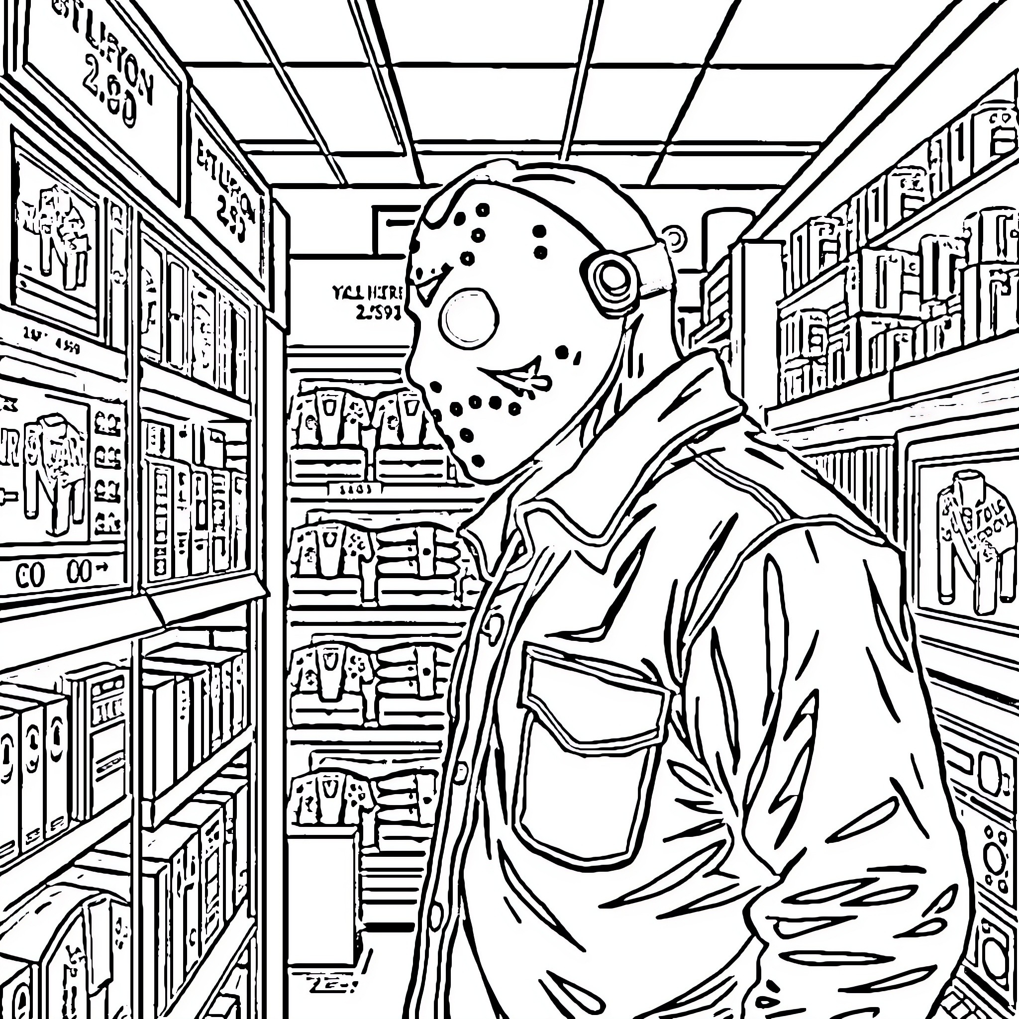 Best Jason Voorhees Coloring Pages (Free Printable PDF)
