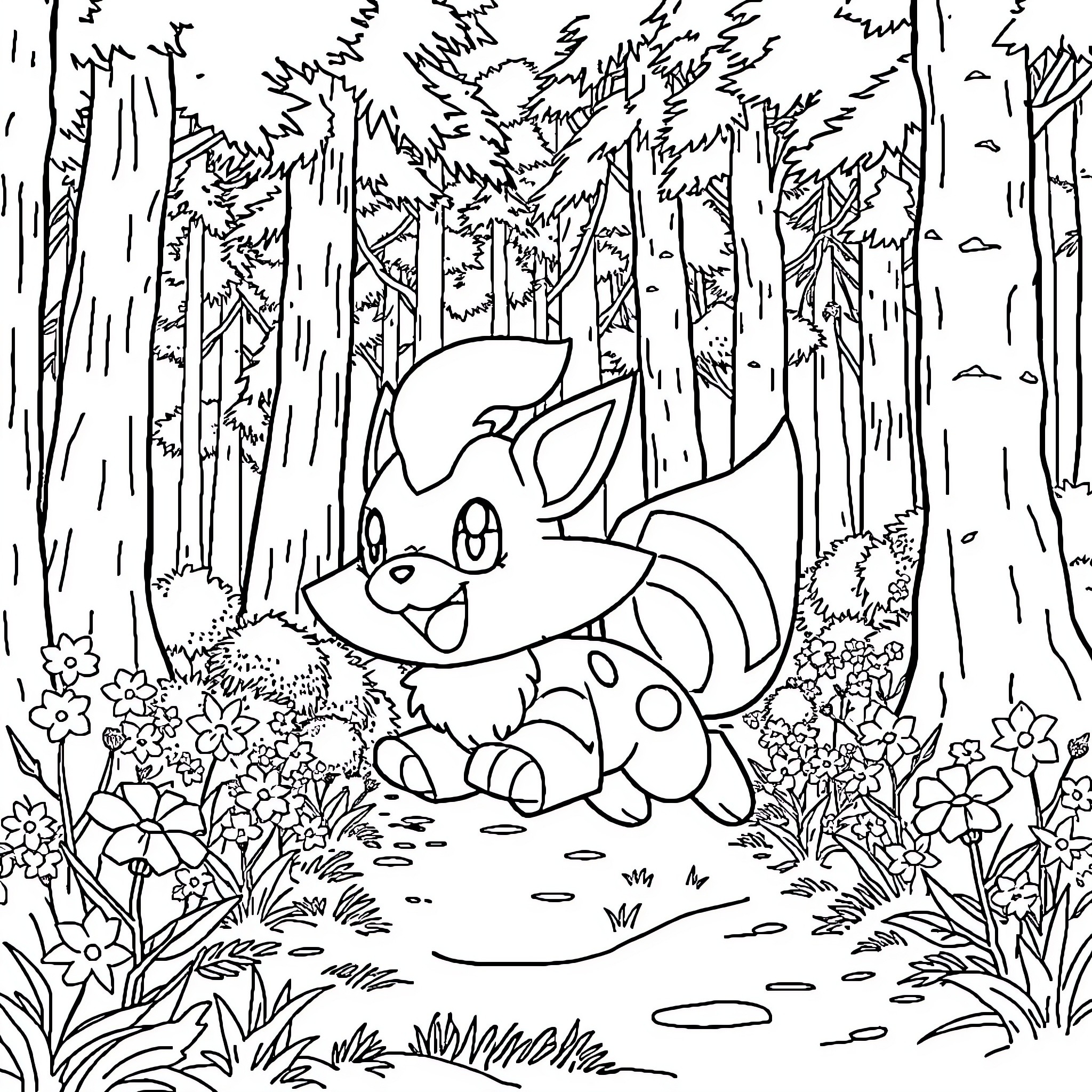 1 Best Growlithe Coloring Pages (Free Printable PDFs)
