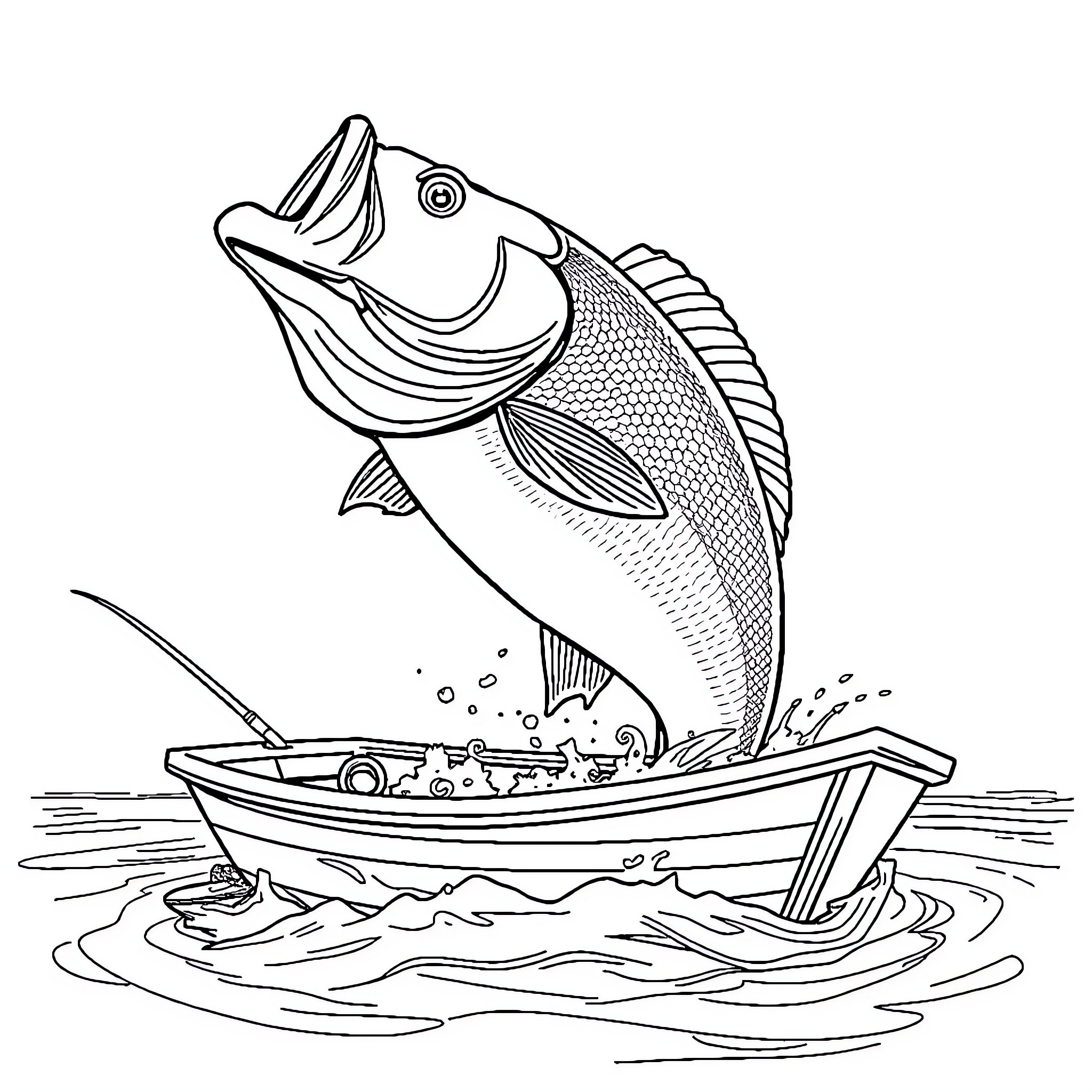 26 Best Bass Coloring Pages (Free Printable PDFs)