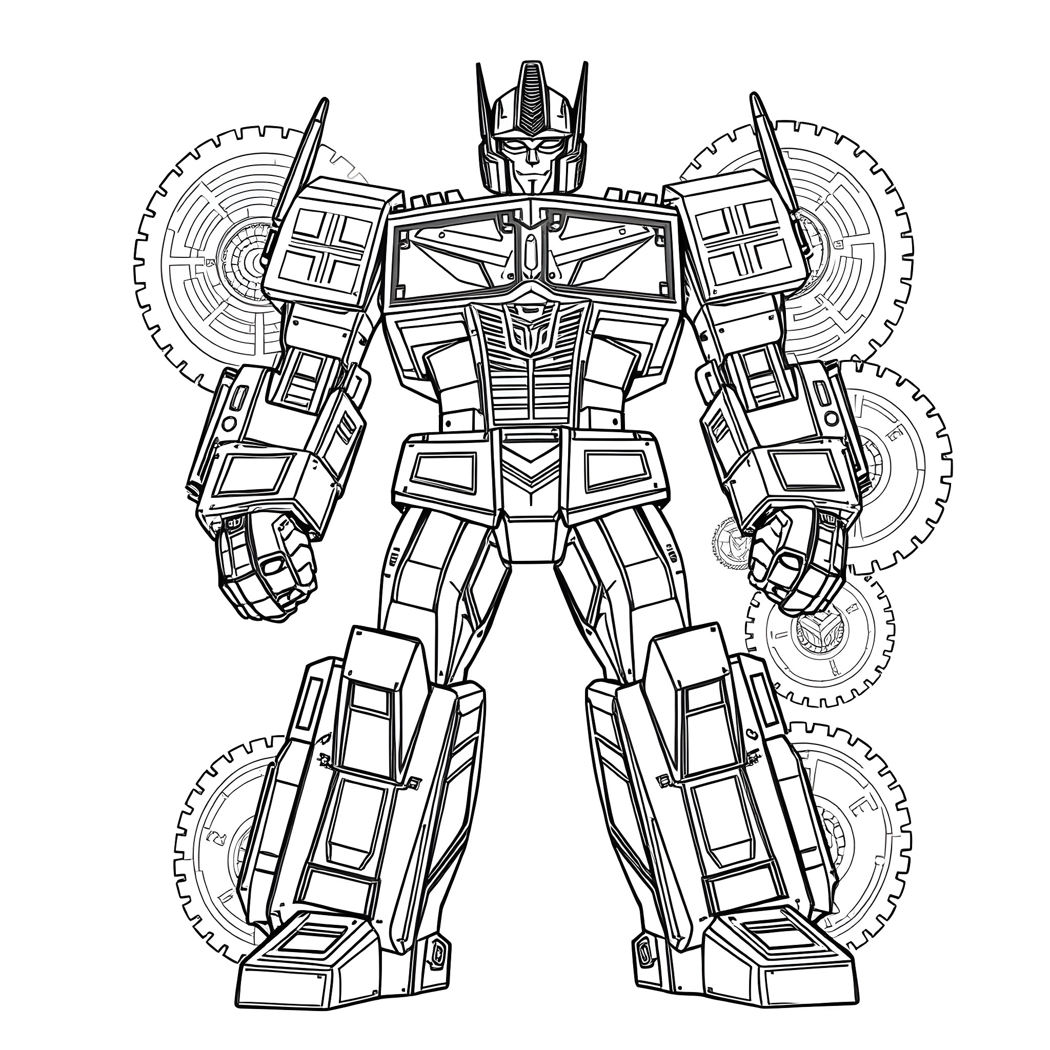 235 Best Optimus Prime Coloring Pages (Free Printable PDFs)