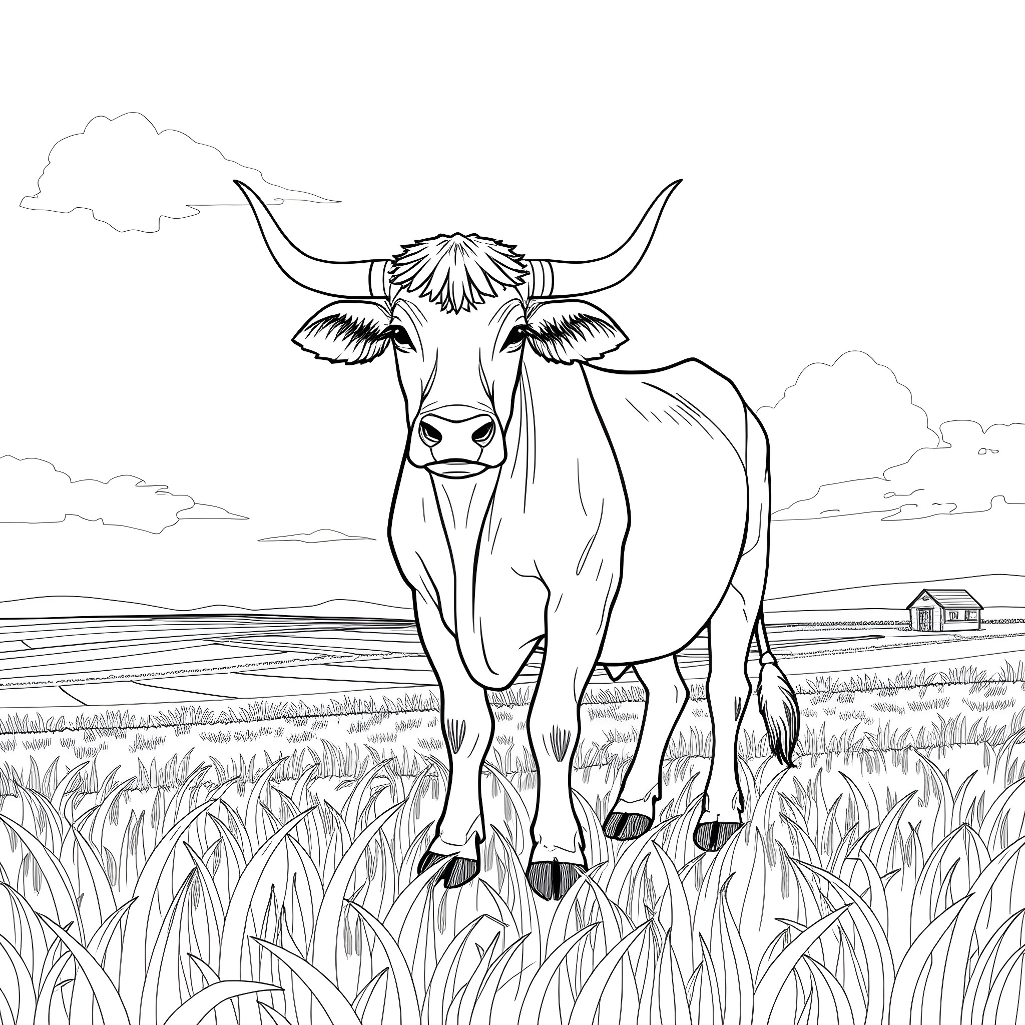 45 Best Ox Coloring Pages (Free Printable PDFs)