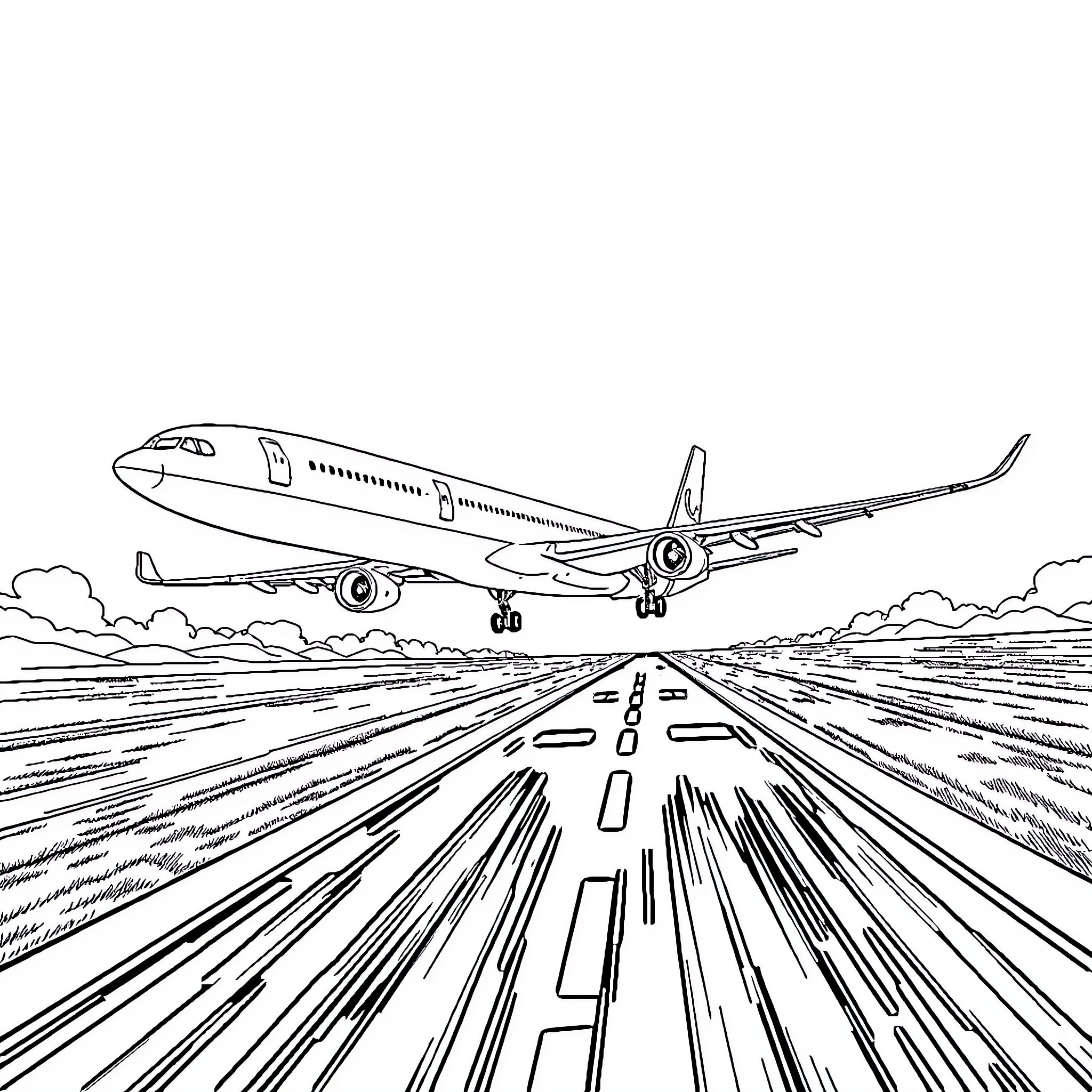 Best Airbus Coloring Pages (Free Printable PDF)