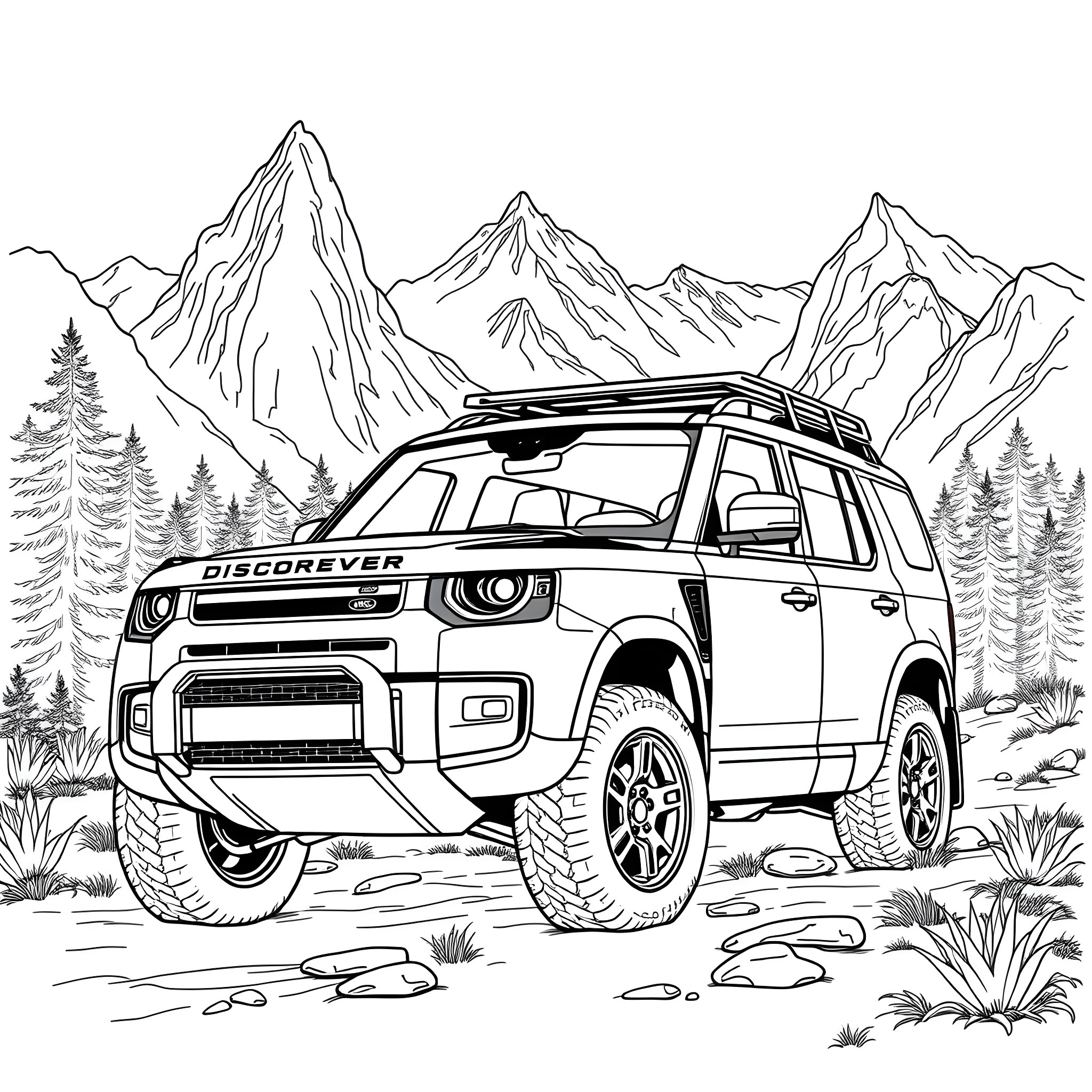 Best Land Rover Coloring Pages (Free Printable PDF)
