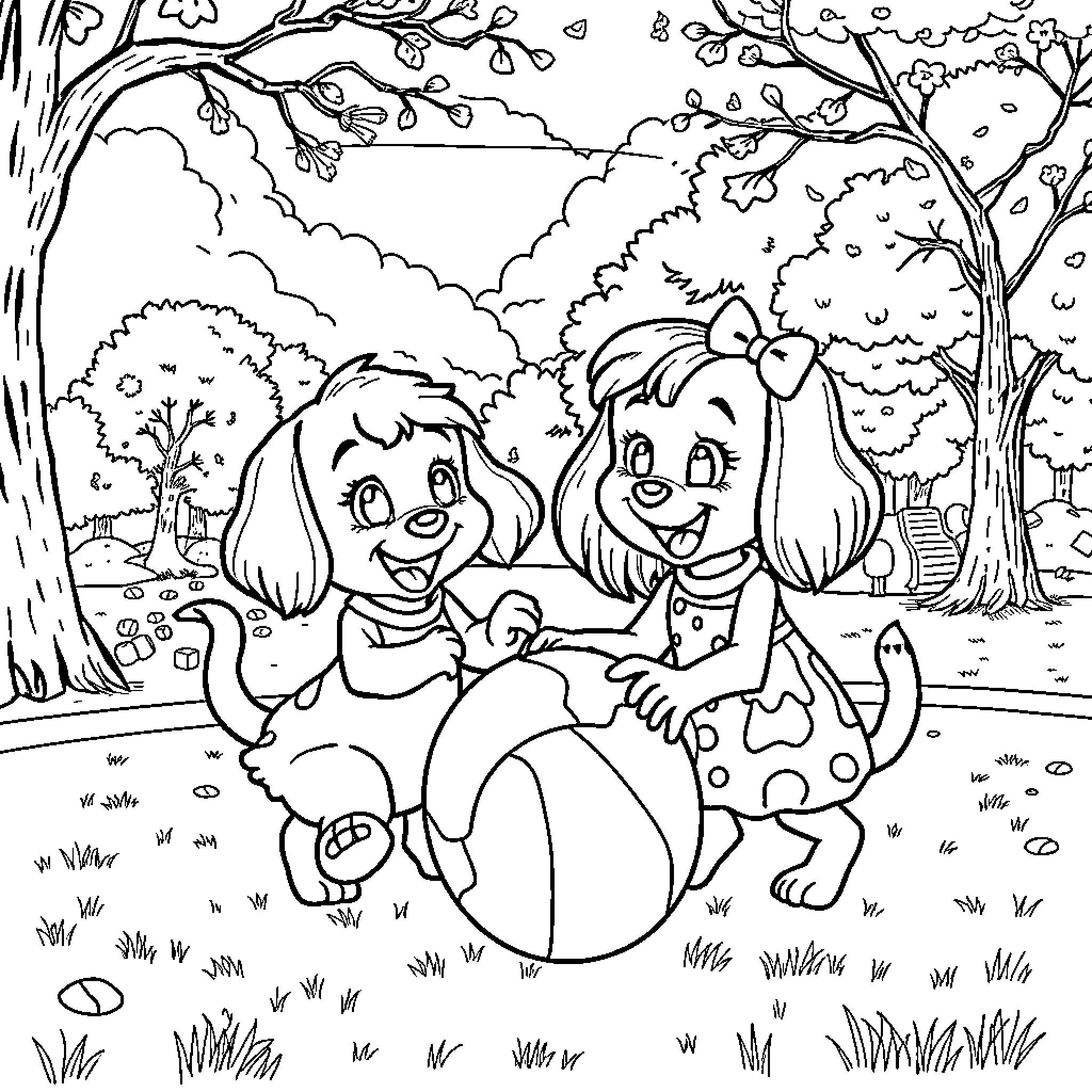 Best Rebby and Molly Coloring Pages (Free Printable PDF)