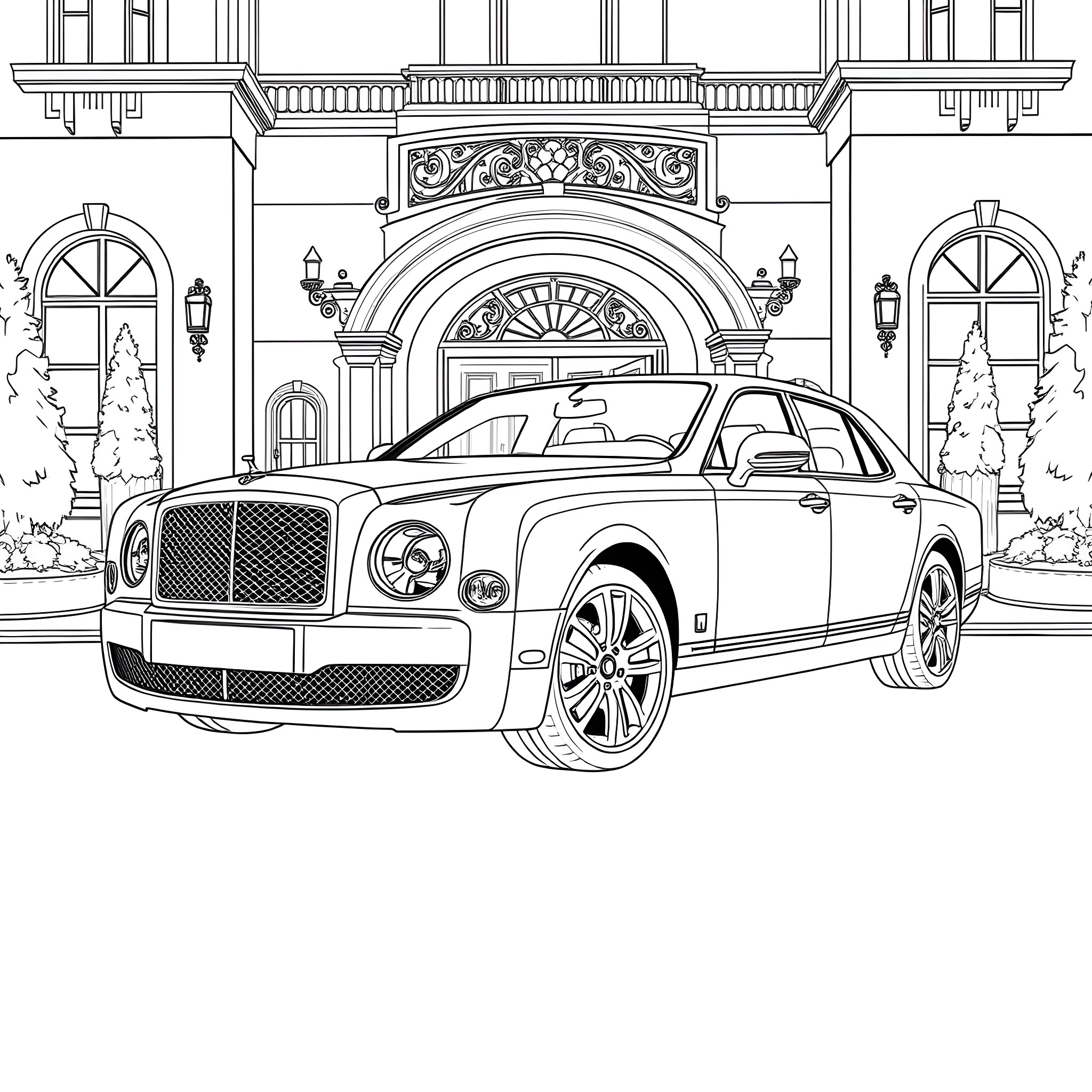 Best Bentley Coloring Pages (Free Printable PDF)
