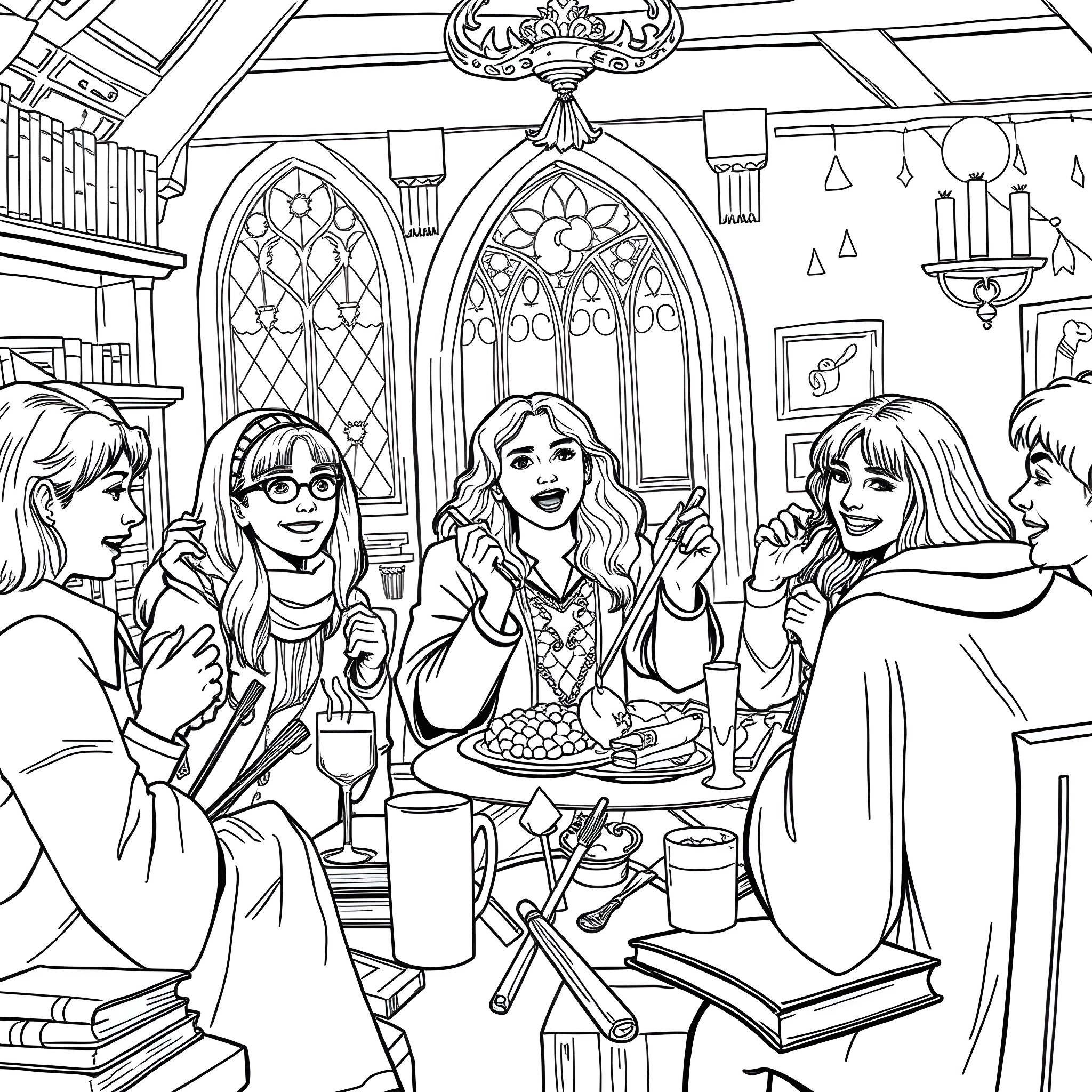Best Hermione Granger Coloring Pages (Free Printable PDF)