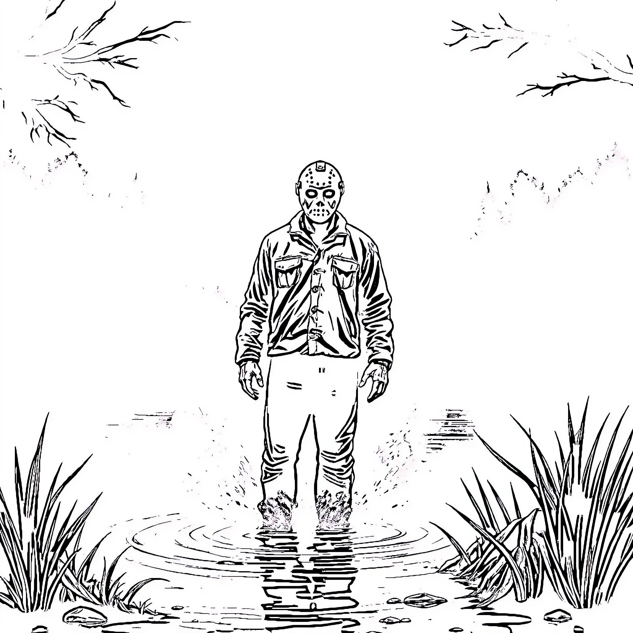 Best Jason Voorhees Coloring Pages (Free Printable PDF)