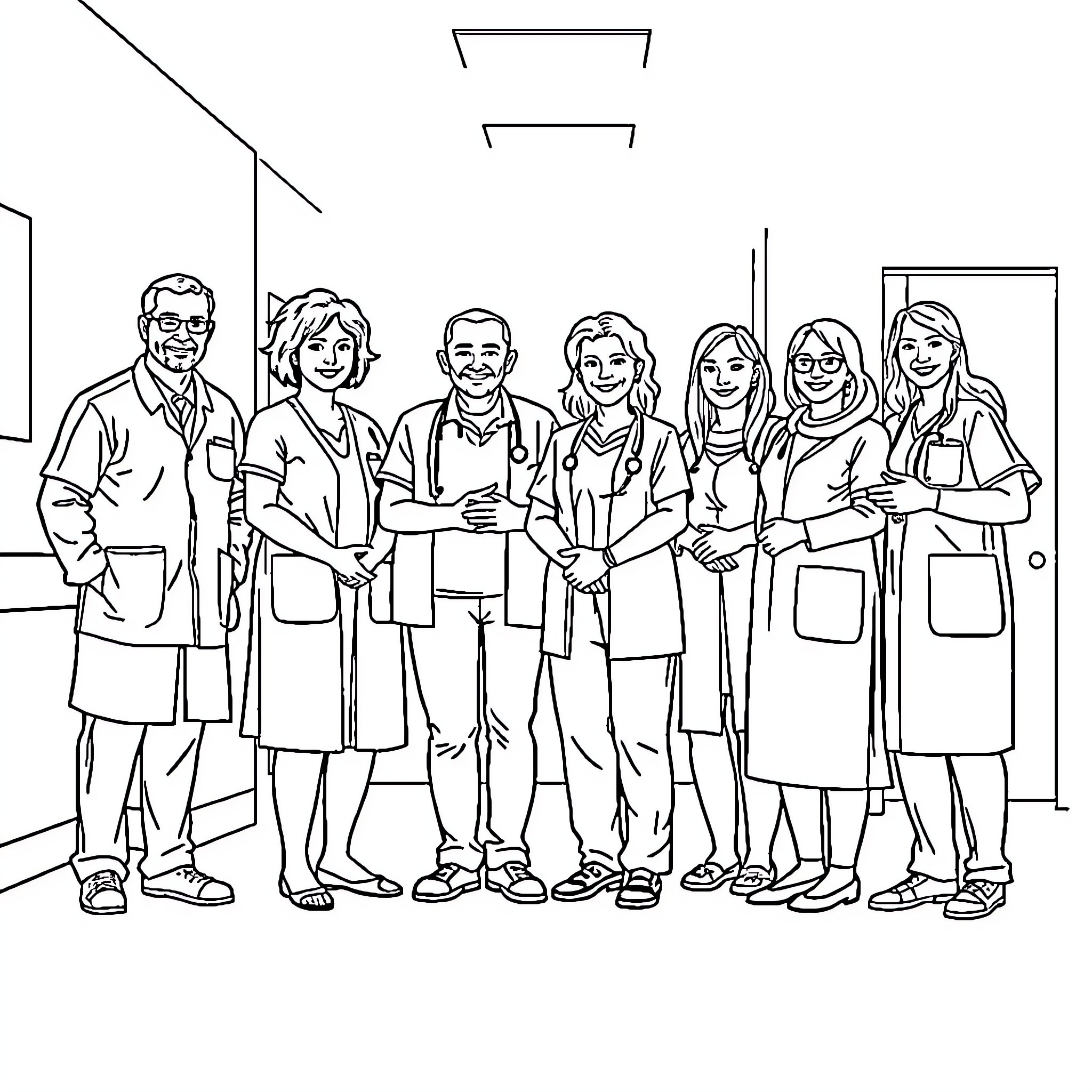 Best Hospital Coloring Pages (Free Printable PDF)