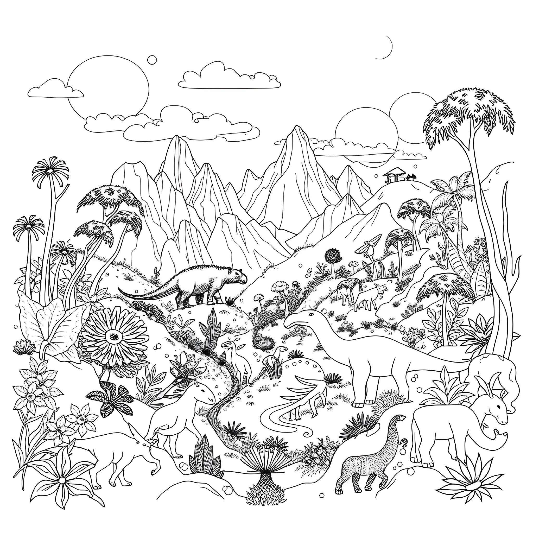 Best Imaginary World Coloring Pages (Free Printable PDF)