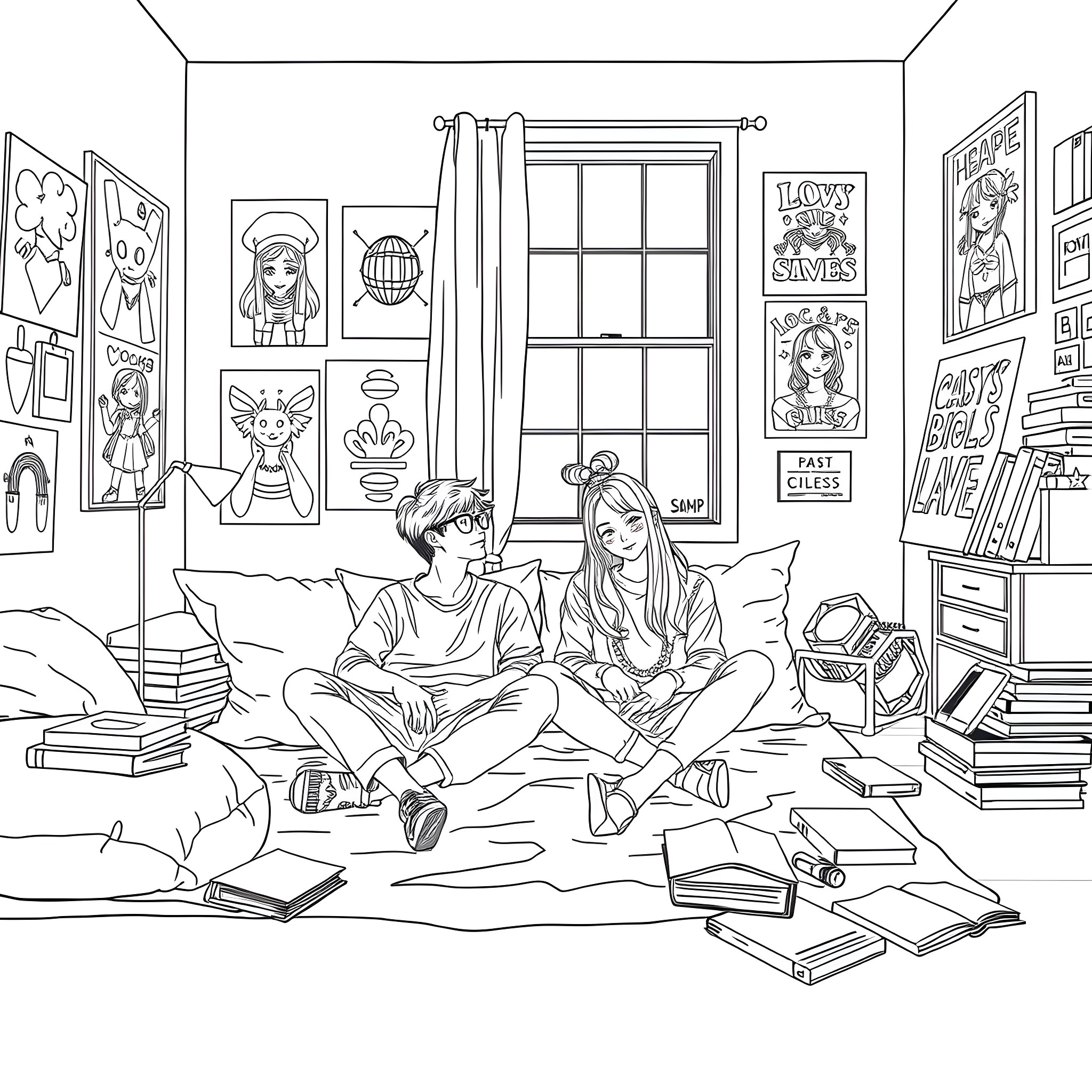 13 Best Teenager Coloring Pages (Free Printable PDFs)