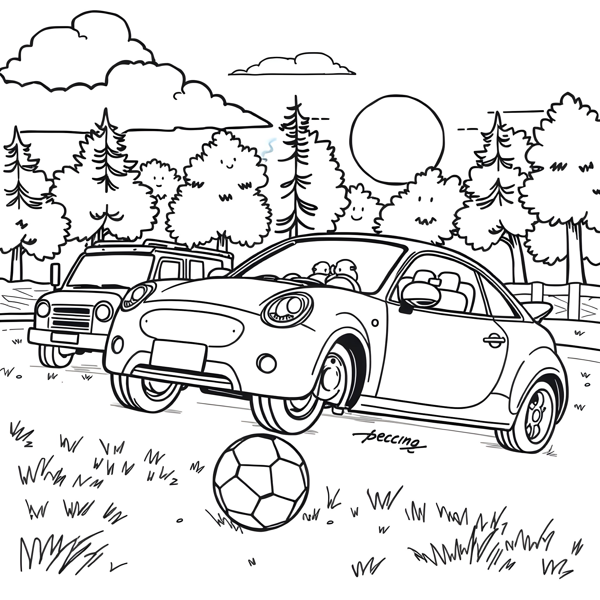 571 Best Car Coloring Pages (Free Printable PDFs)