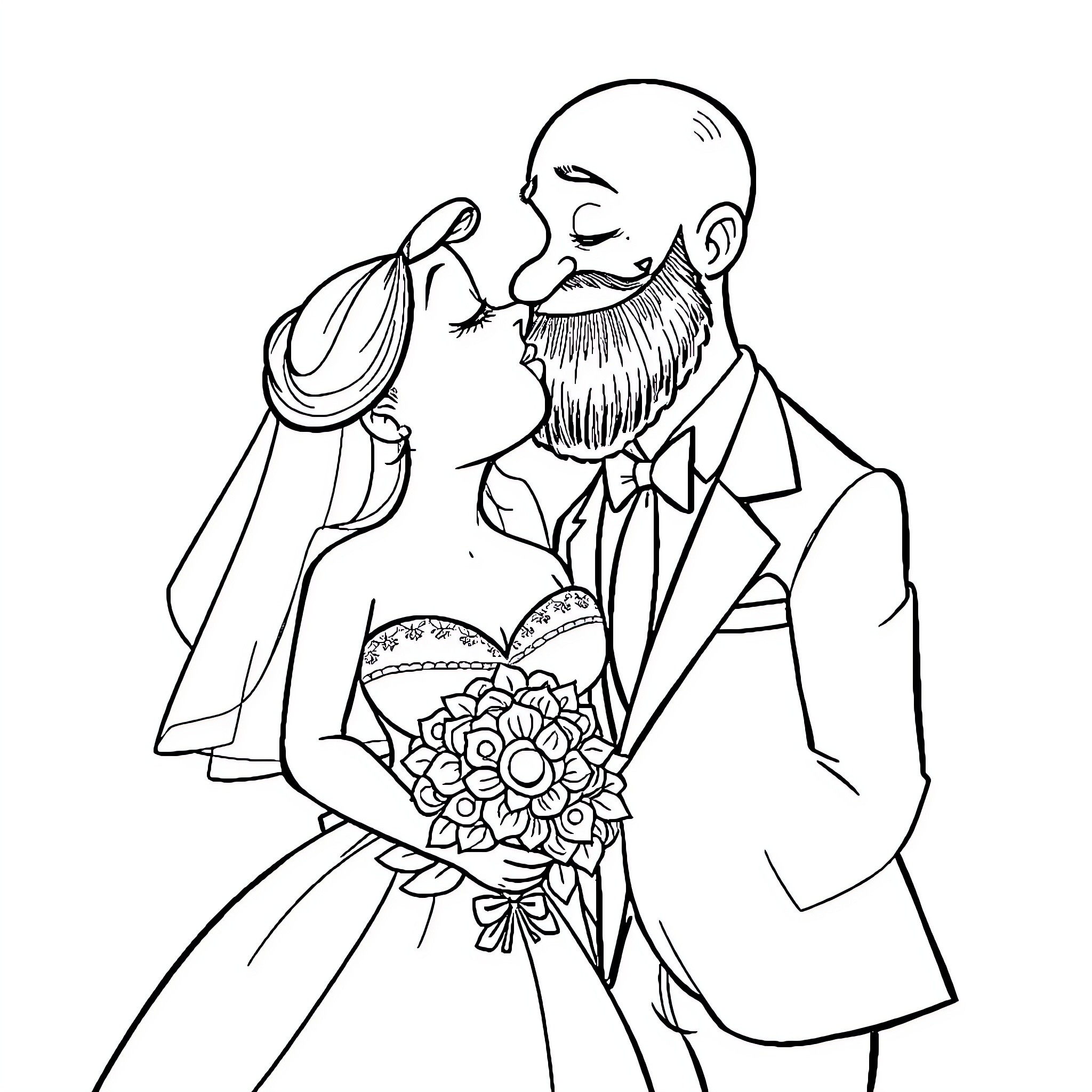 Best Bride and Groom Coloring Pages (Free Printable PDF)