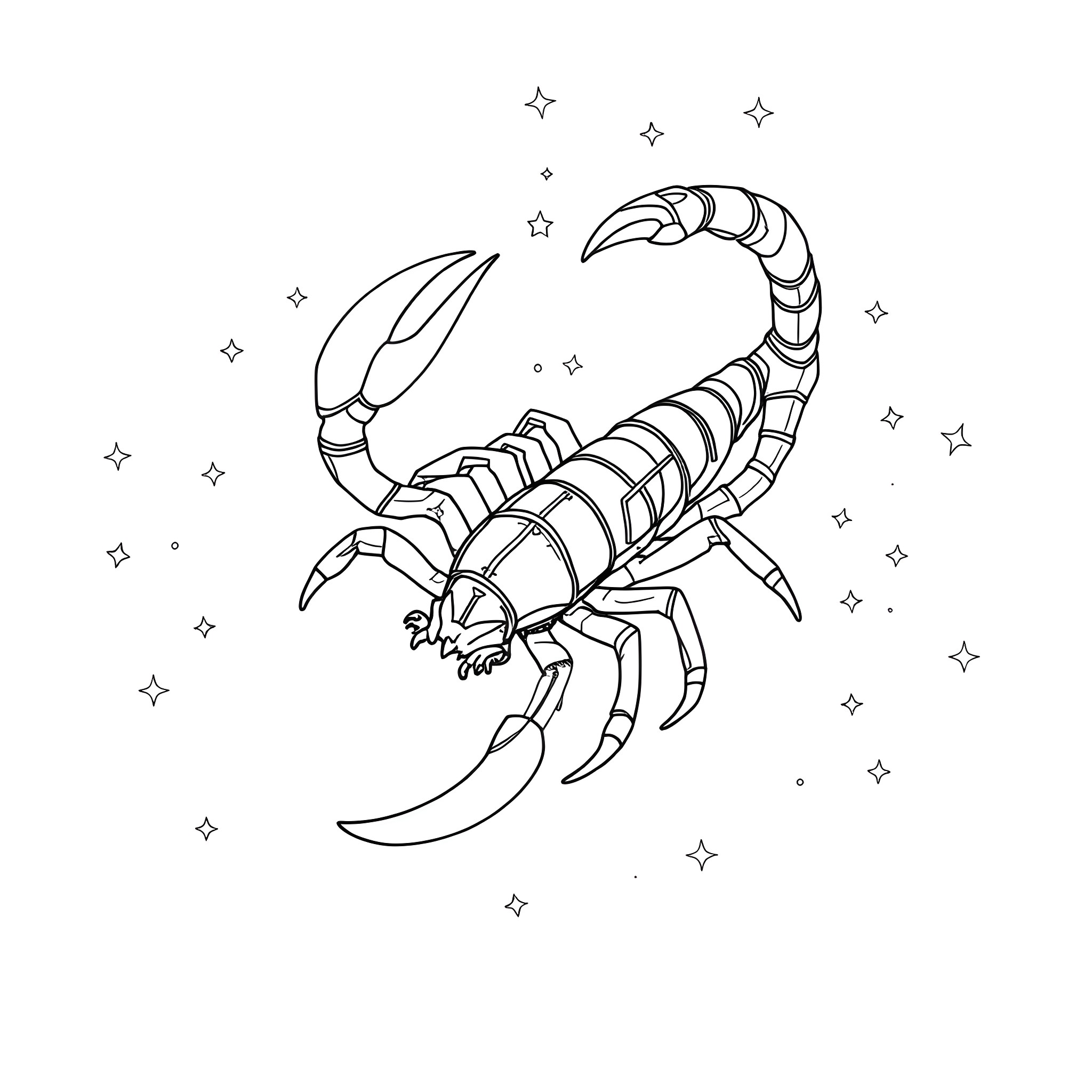 Best Scorpio Coloring Pages (Free Printable PDF)