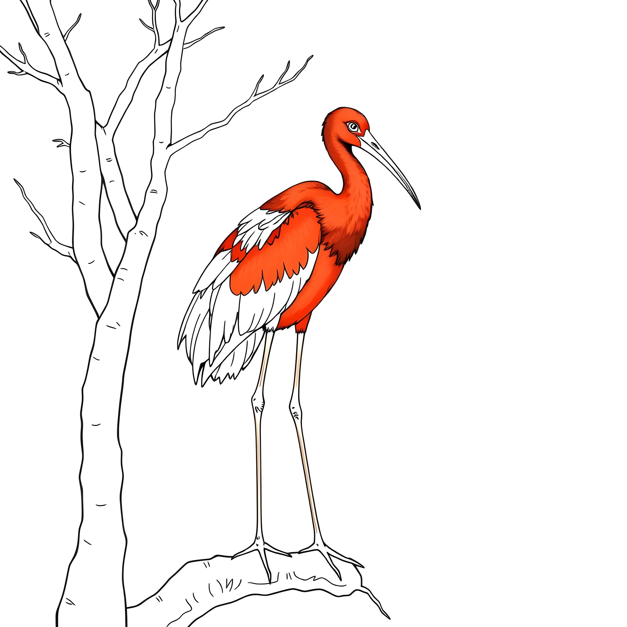 Best Scarlet Ibis Coloring Pages (Free Printable PDF)