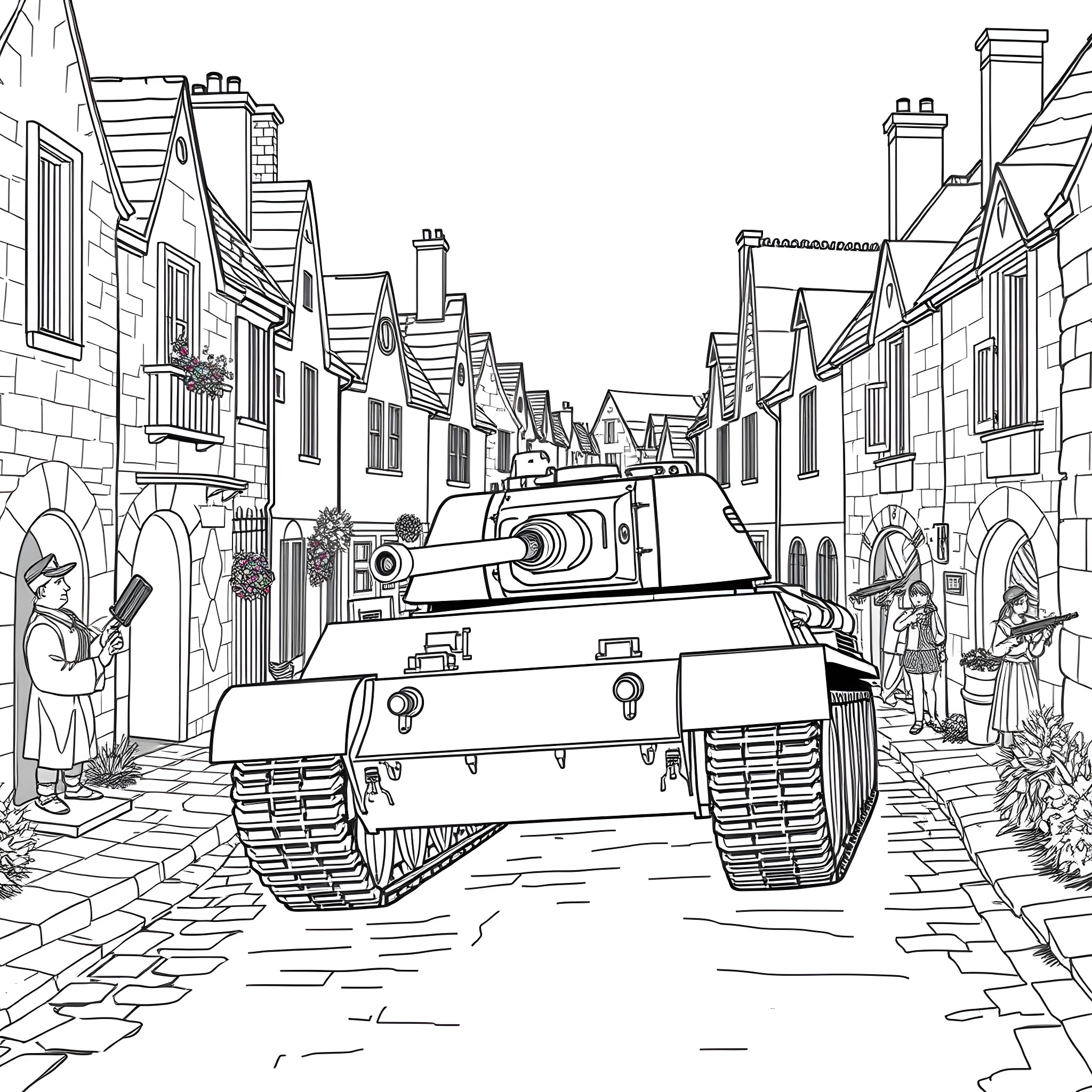 Best Tank Coloring Pages (Free Printable PDF)