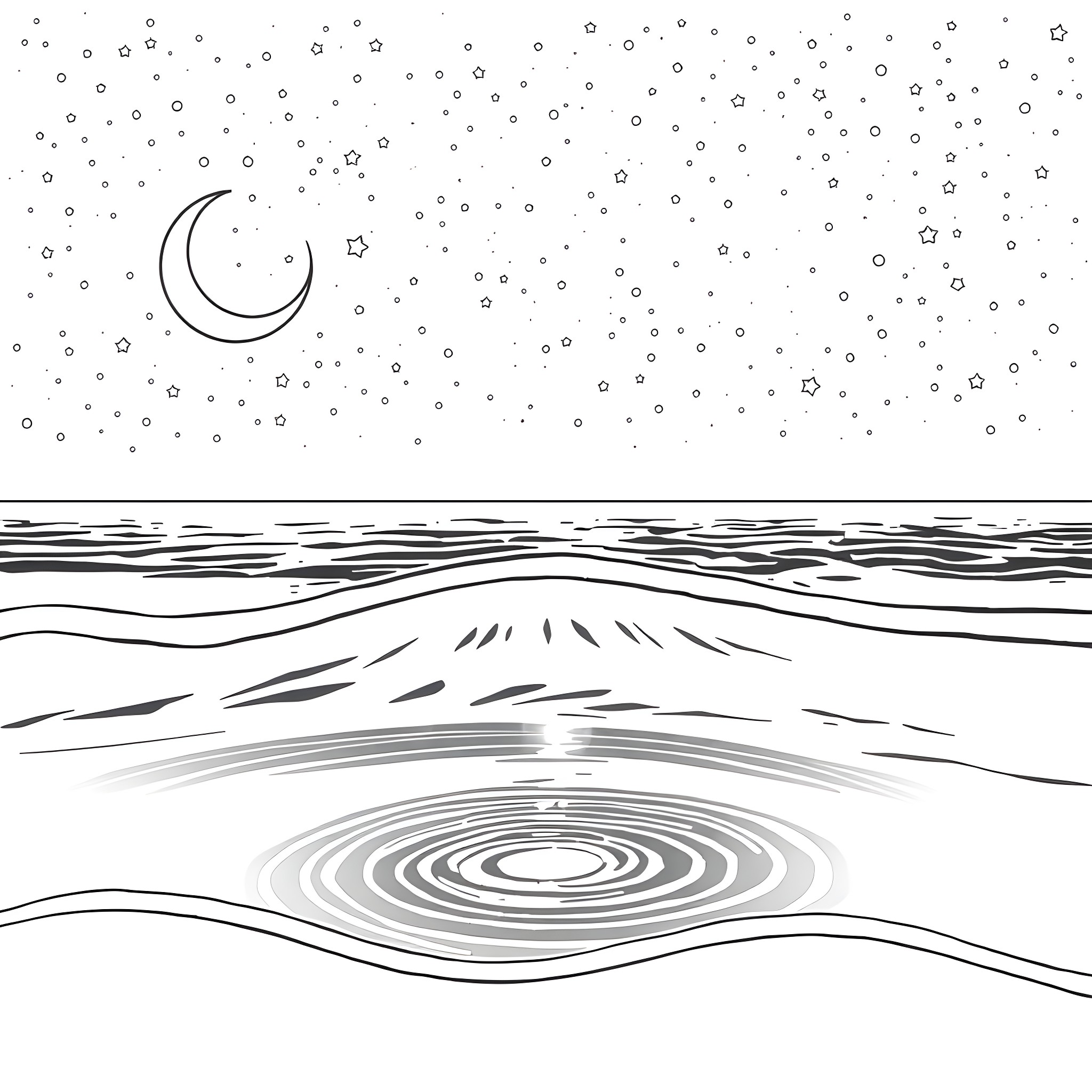 Best Moon Coloring Pages (Free Printable PDF)