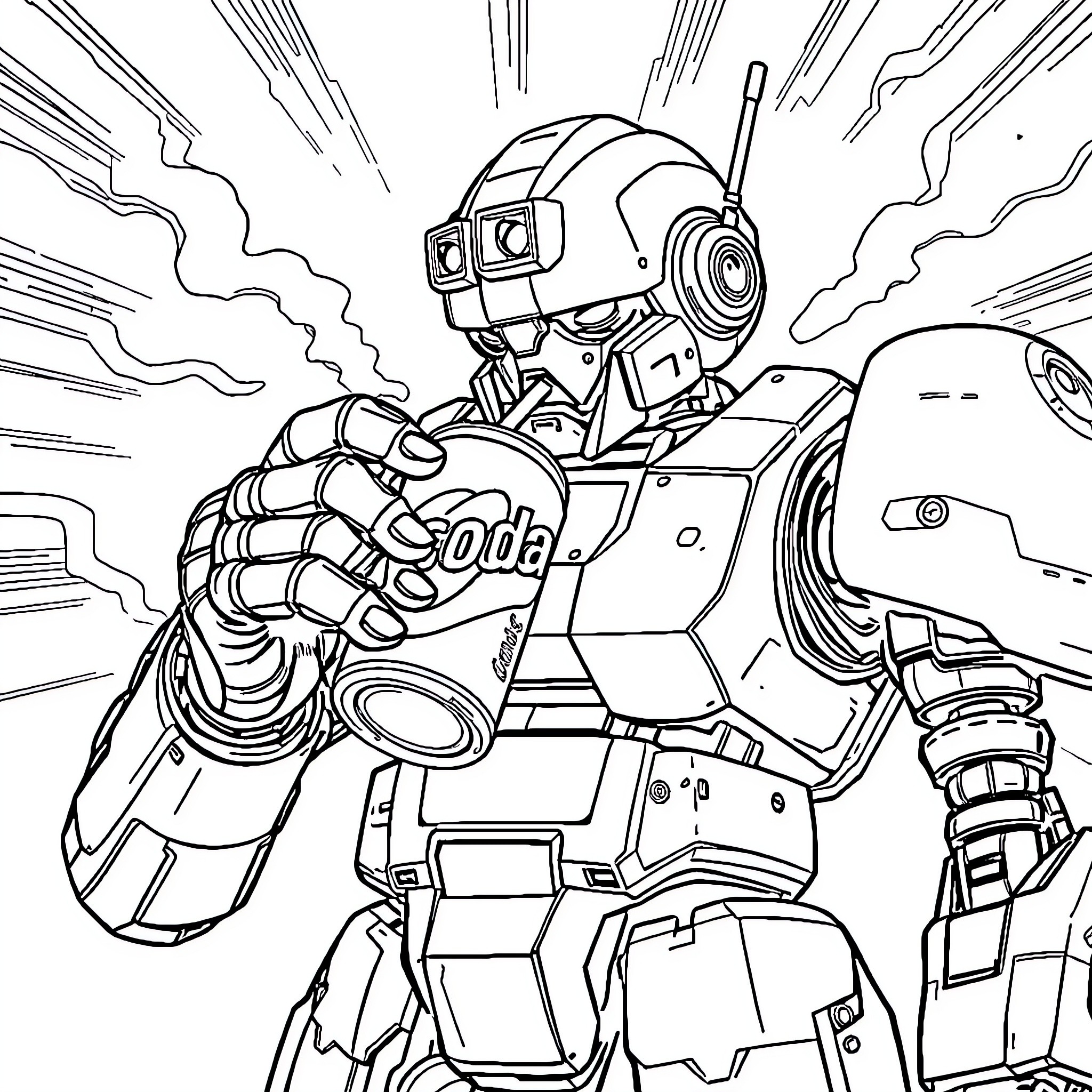 Best Mech Robot Coloring Pages (Free Printable PDF)