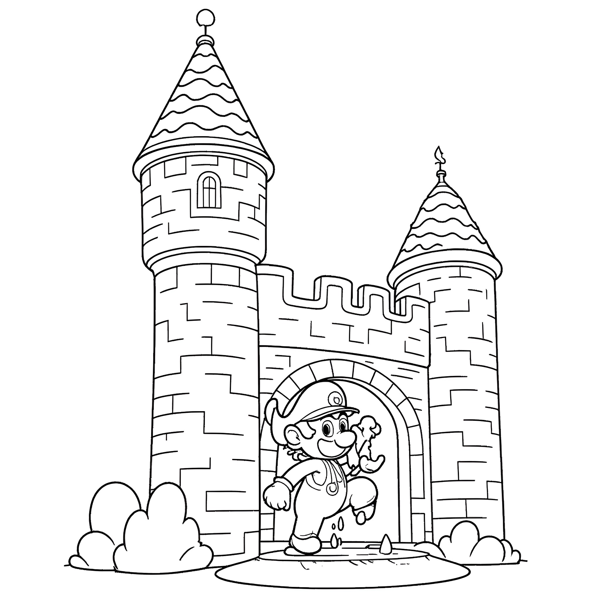 632 Best Mario Coloring Pages (Free Printable PDFs)