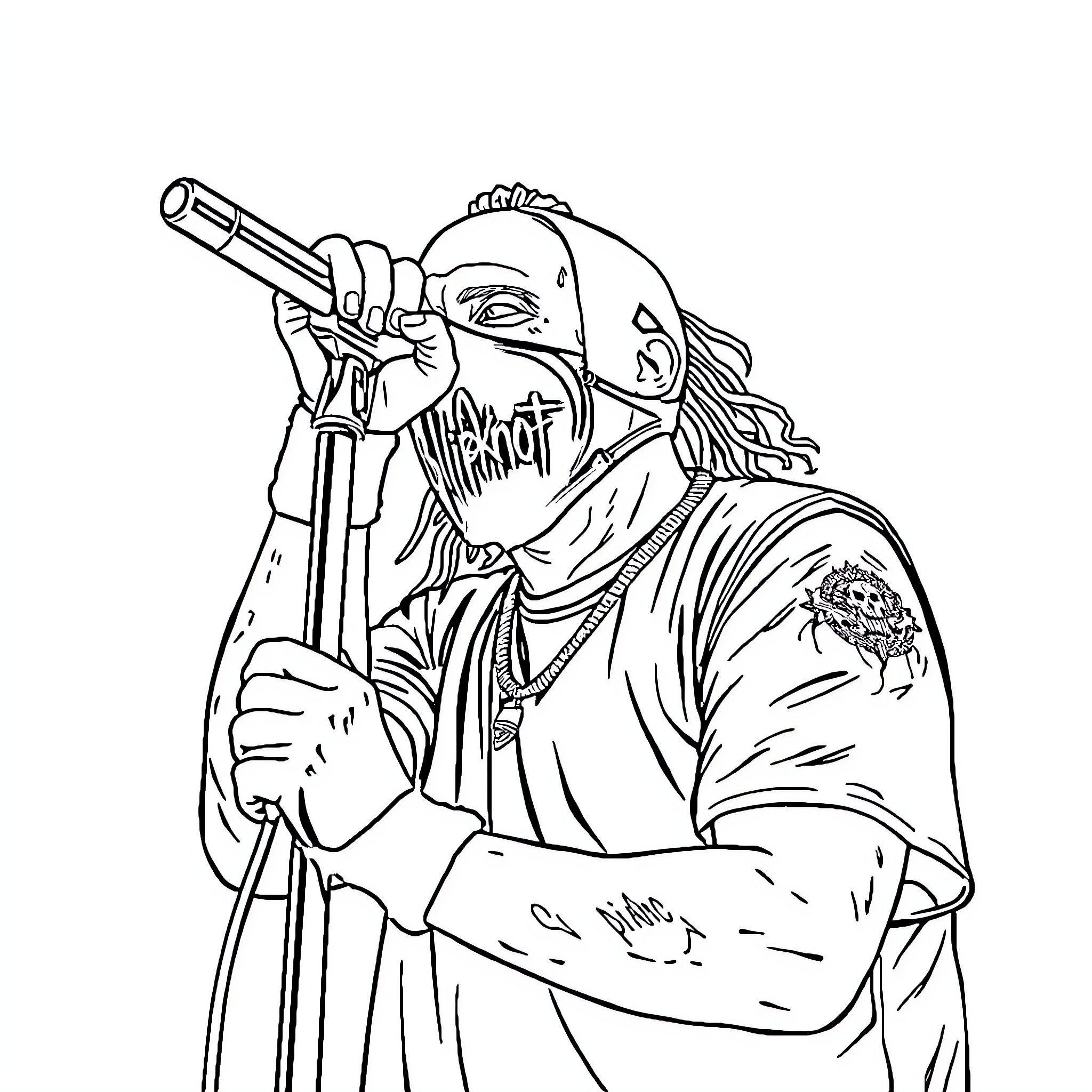 1 Best Corey Taylor Coloring Pages (Free Printable PDFs)