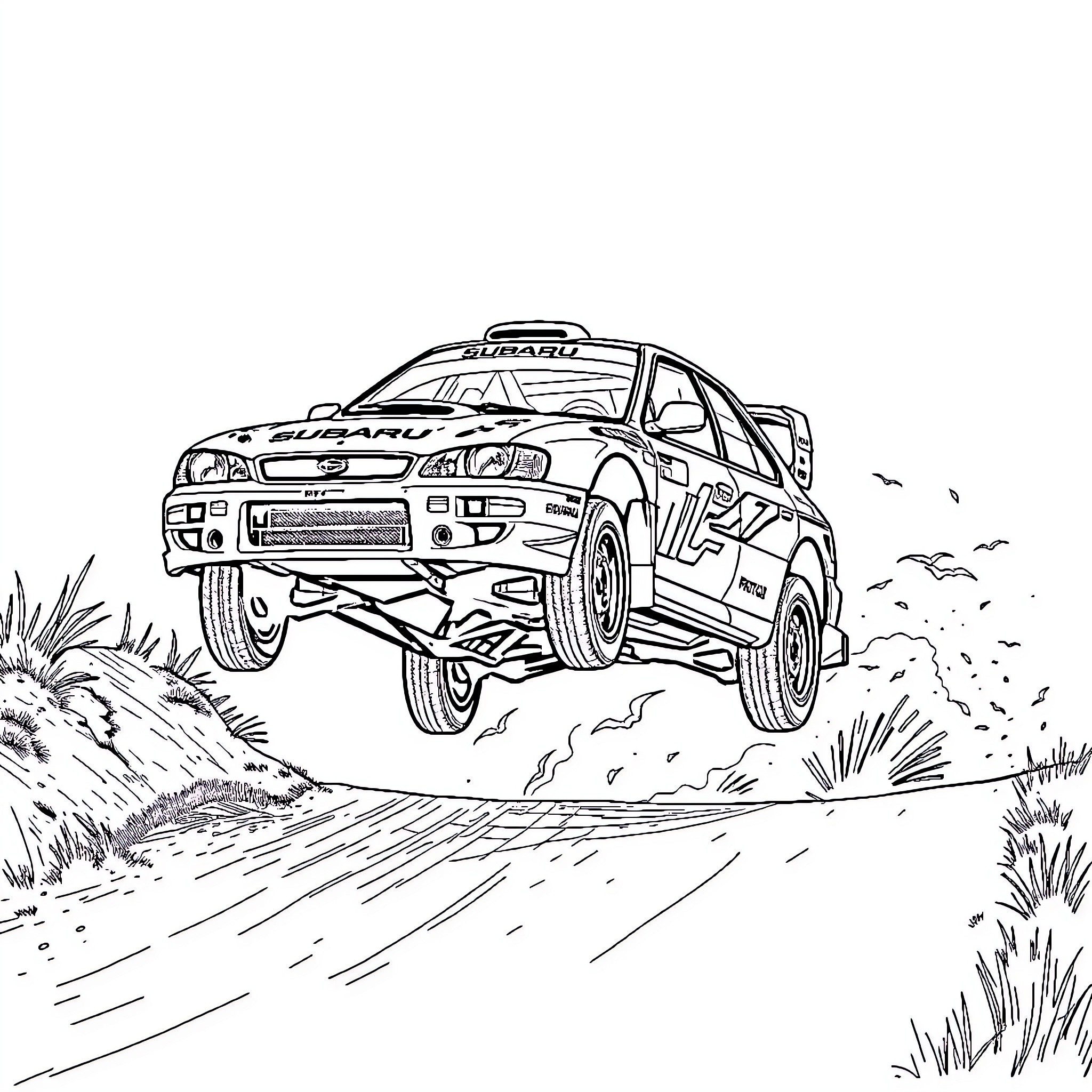 Best Subaru Coloring Pages (Free Printable PDF)
