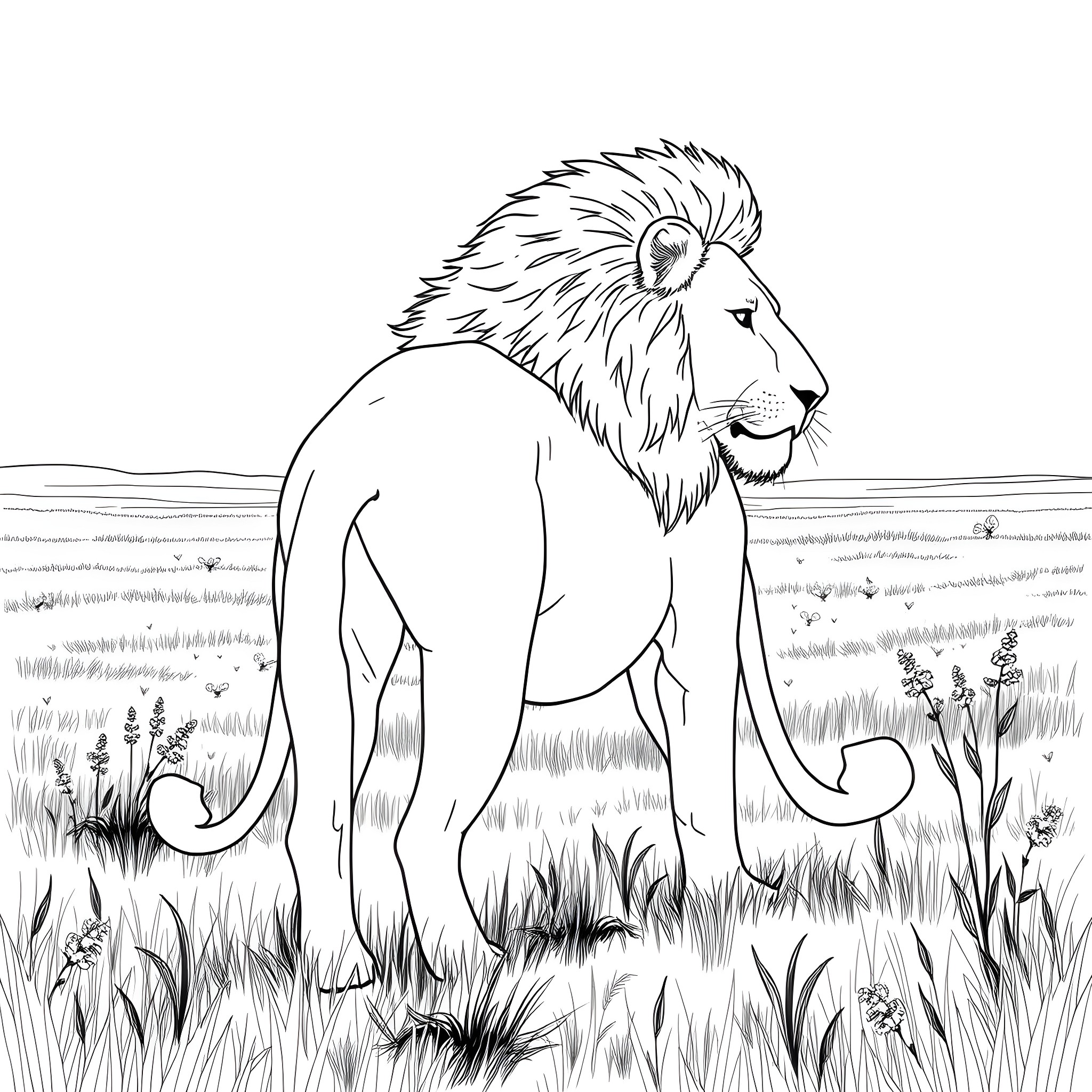 319 Best Lion Coloring Pages (Free Printable PDFs)
