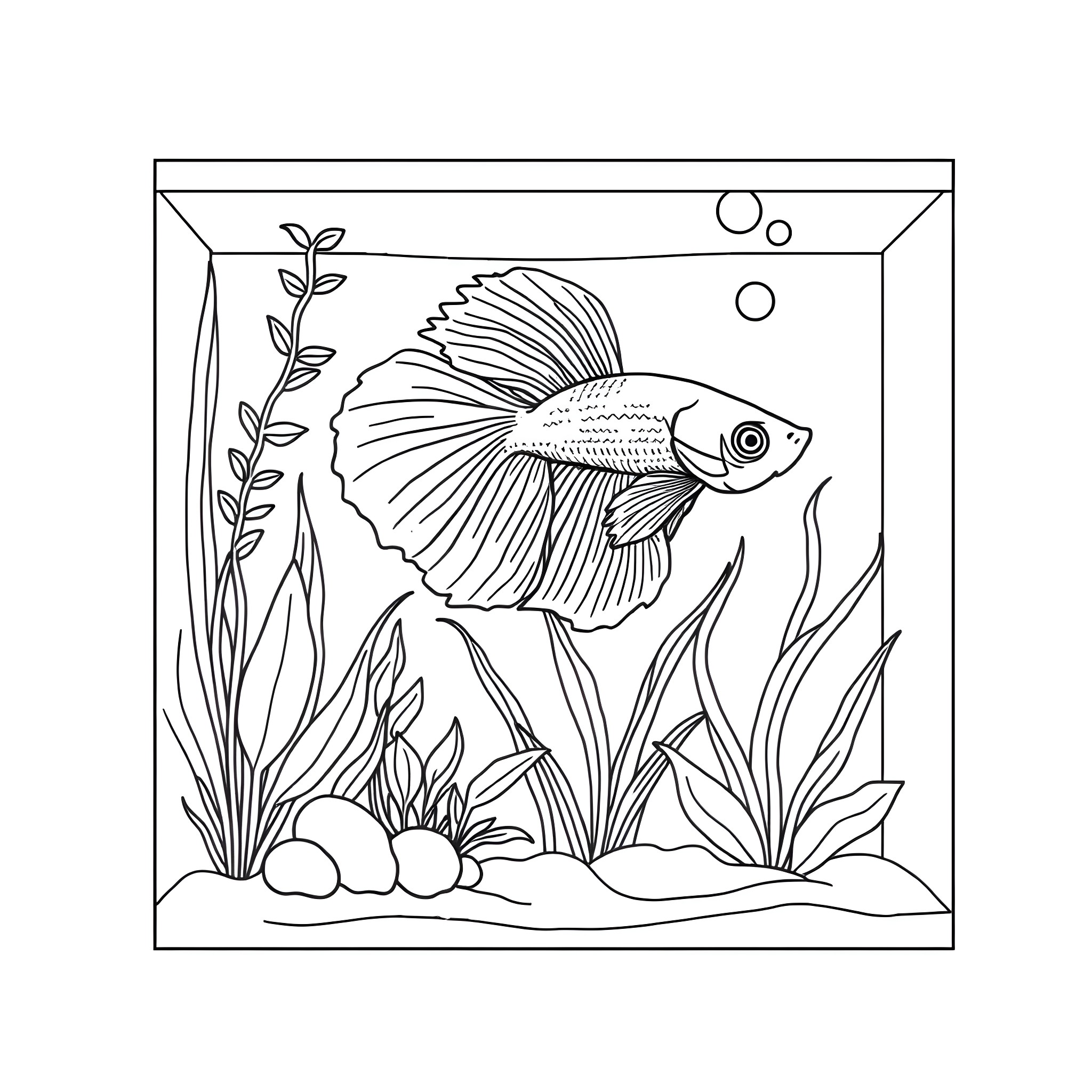 7 Best Betta Fish Coloring Pages (Free Printable PDFs)