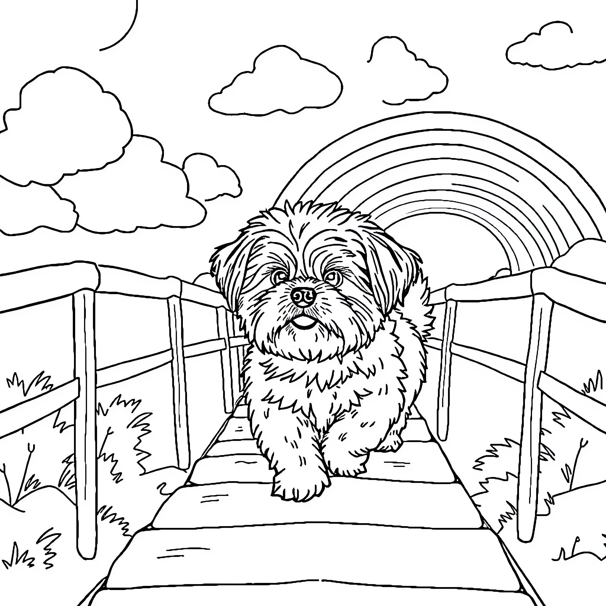 Best Shih Tzu Coloring Pages (Free Printable PDF)