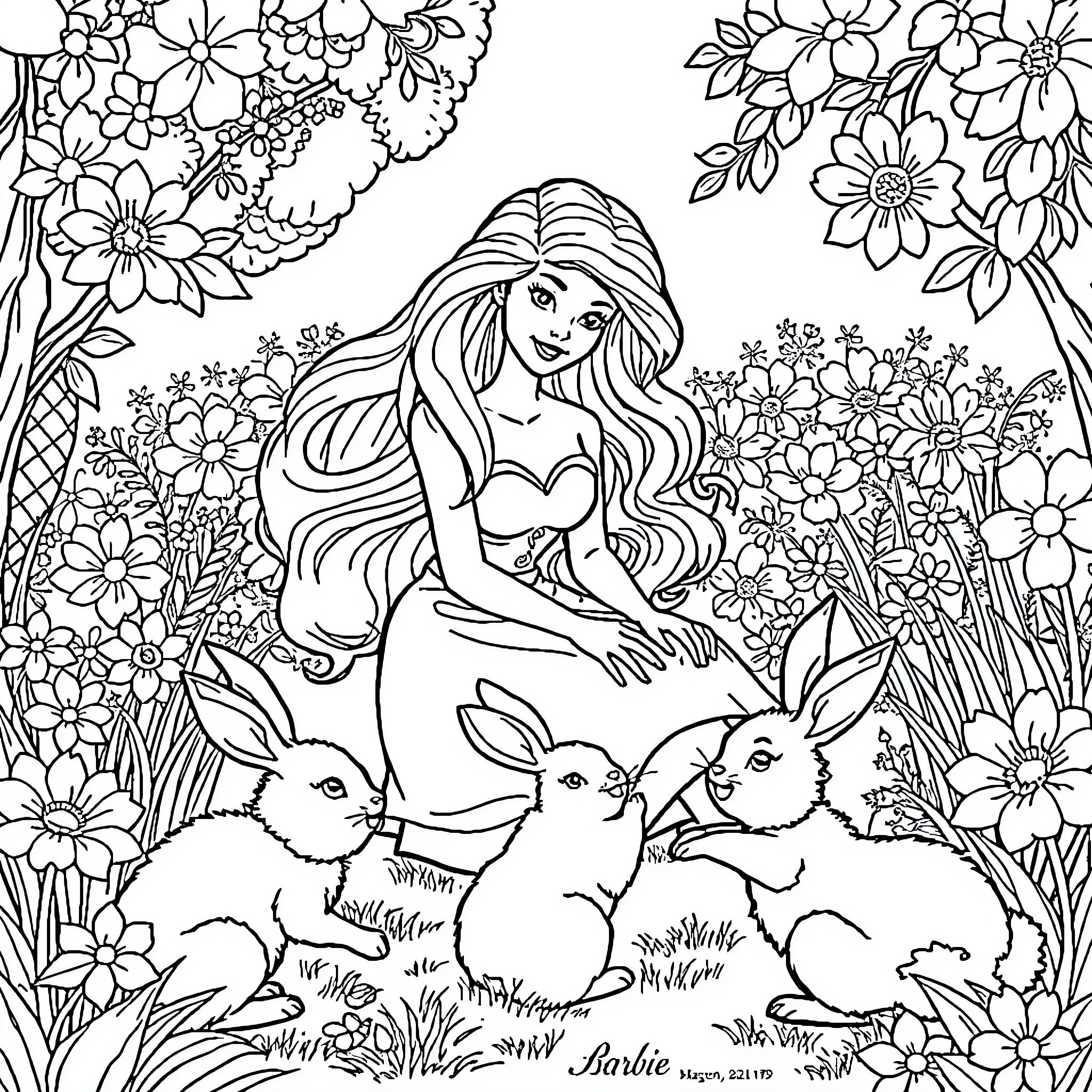 482 Best Barbie Coloring Pages (Free Printable PDFs)