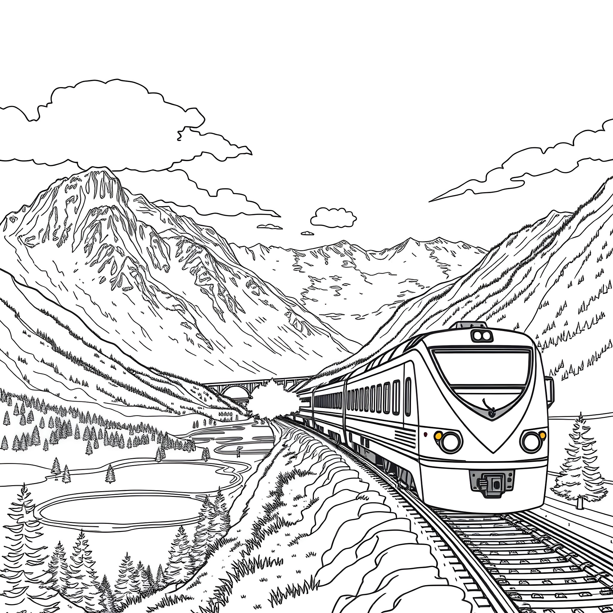 Best Bernina Express Coloring Pages (Free Printable PDF)