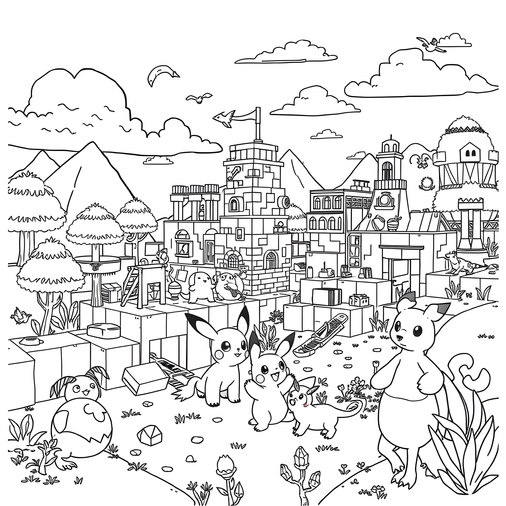 533 Best Pokémon Coloring Pages (Free Printable PDFs)