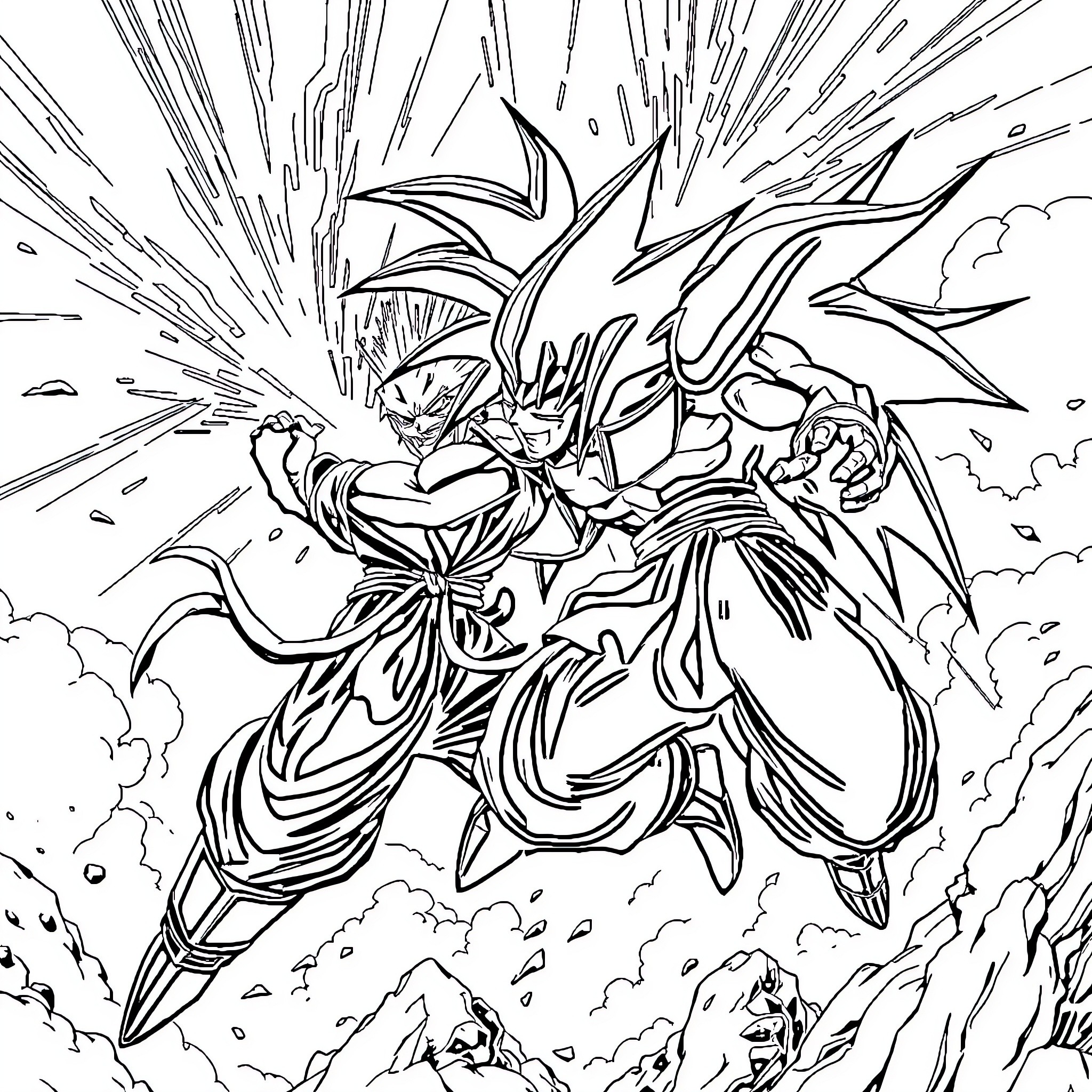 Best Goku Coloring Pages (Free Printable PDF)