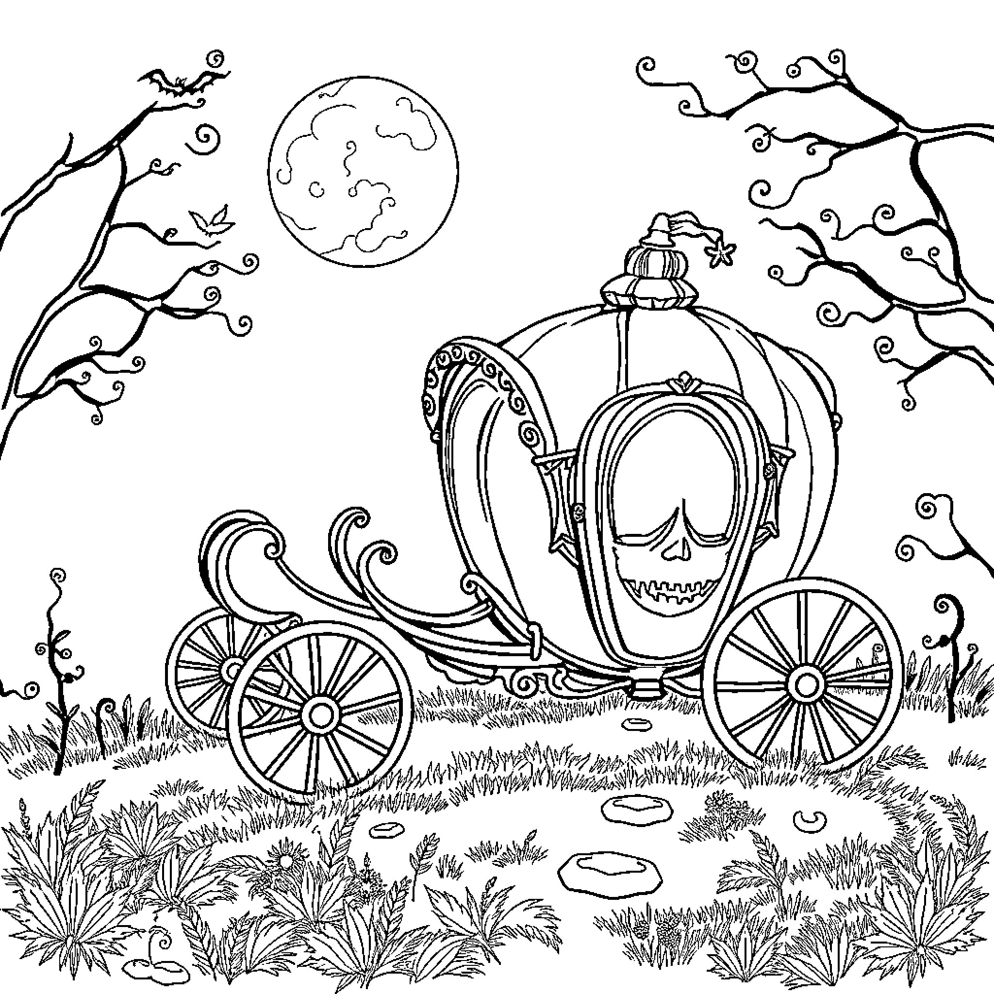 Best Pumpkin Carriage Coloring Pages (Free Printable PDF)