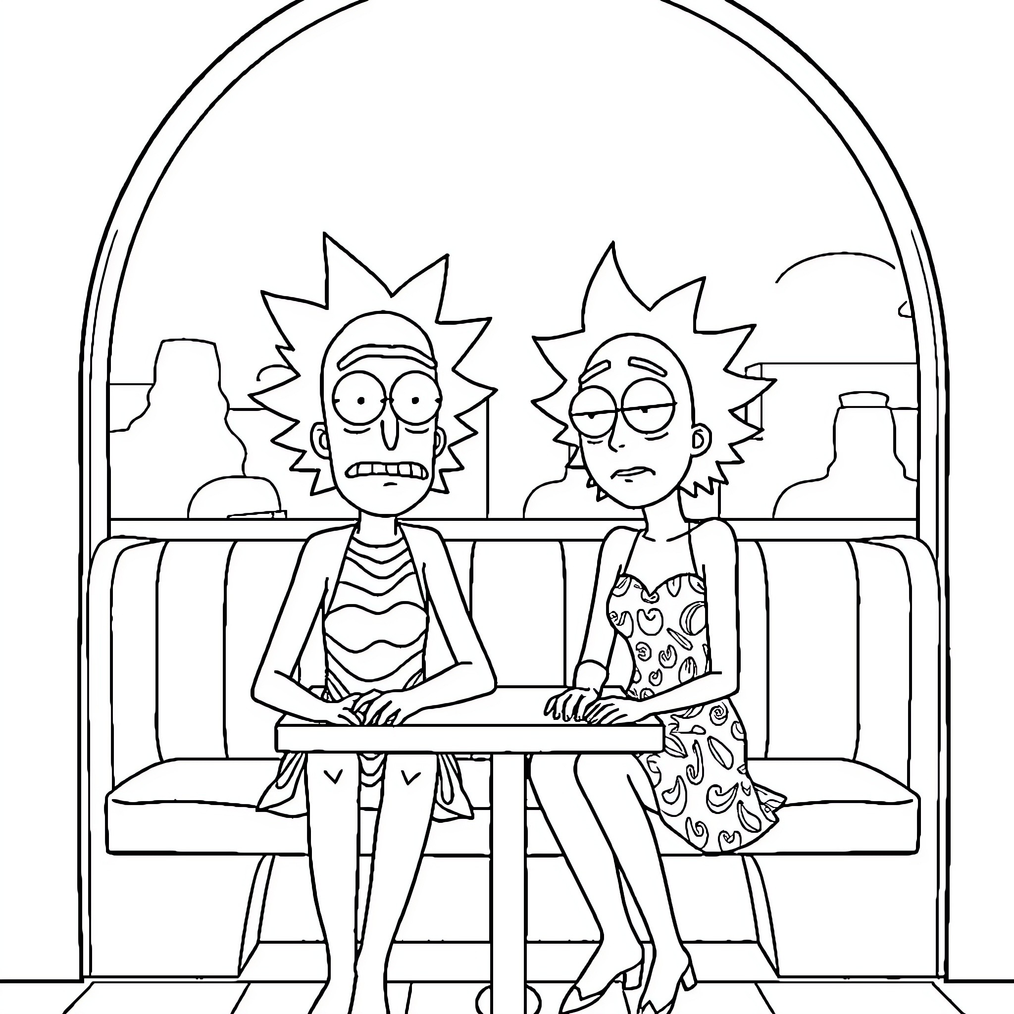 94 Best Rick And Morty Coloring Pages (Free Printable PDFs)