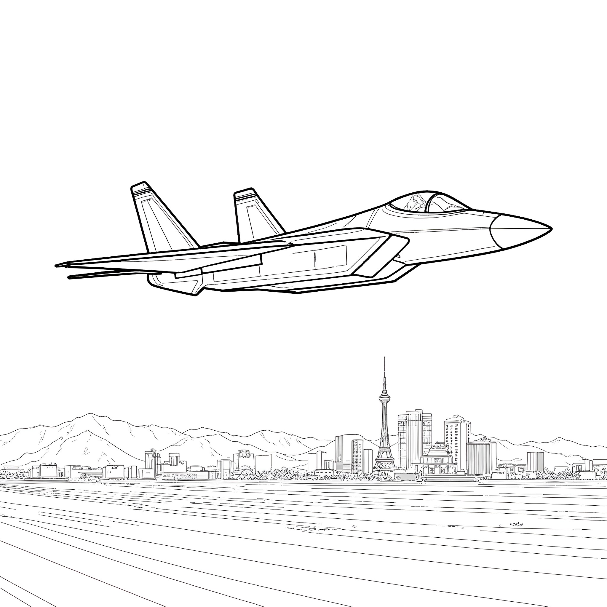 1 Best F-22 Coloring Pages (Free Printable PDFs)