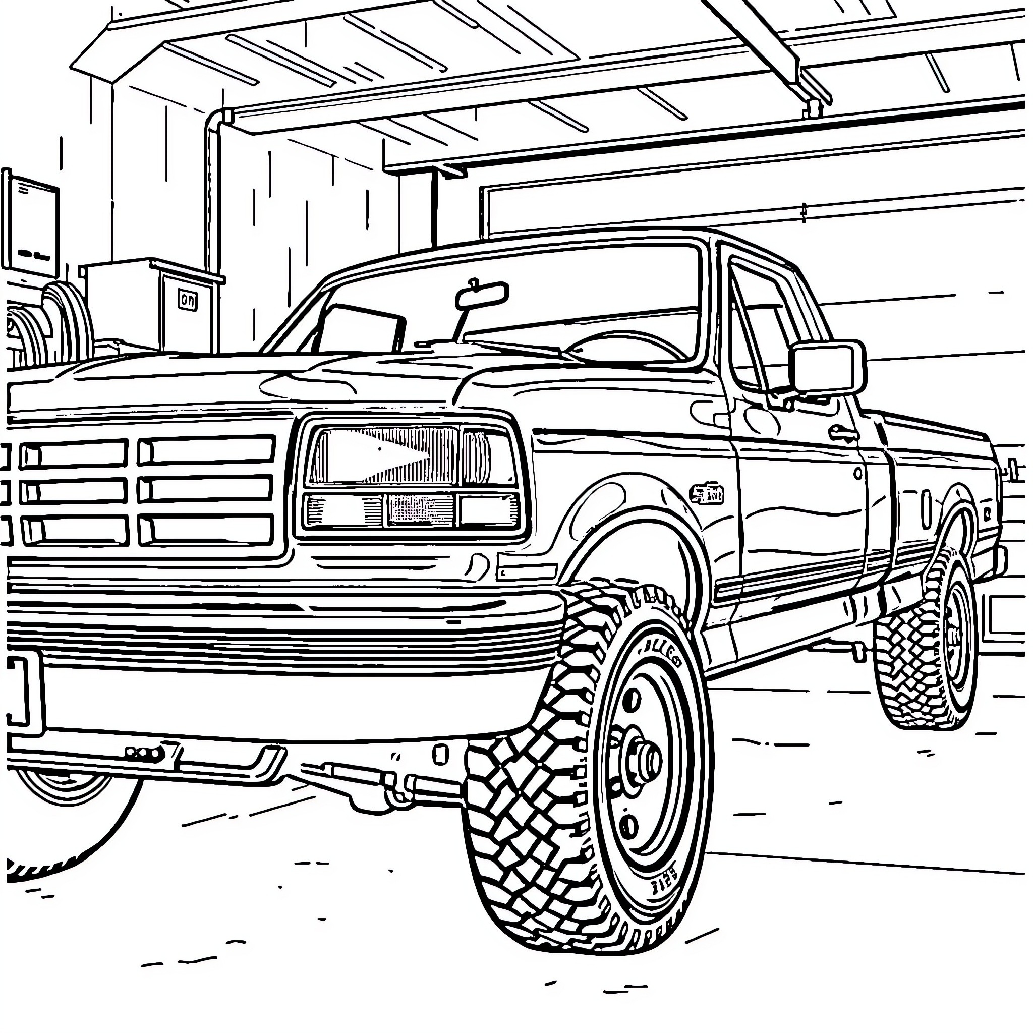 15 Best Ford F150 Coloring Pages (Free Printable PDFs)