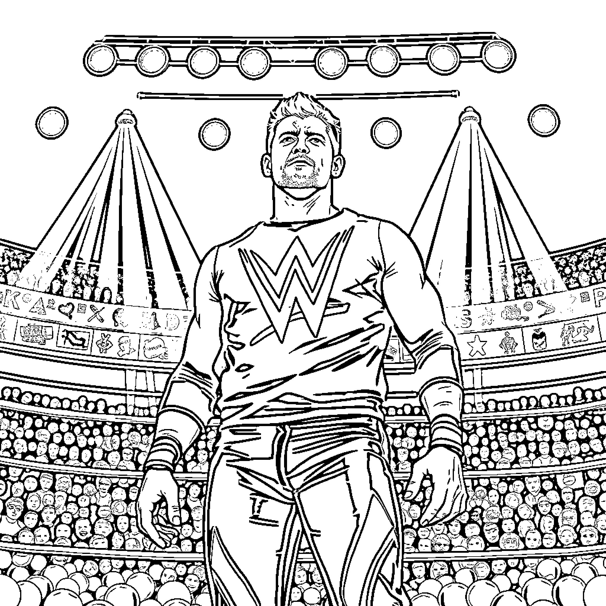 Best Cody Rhodes Coloring Pages (Free Printable PDF)