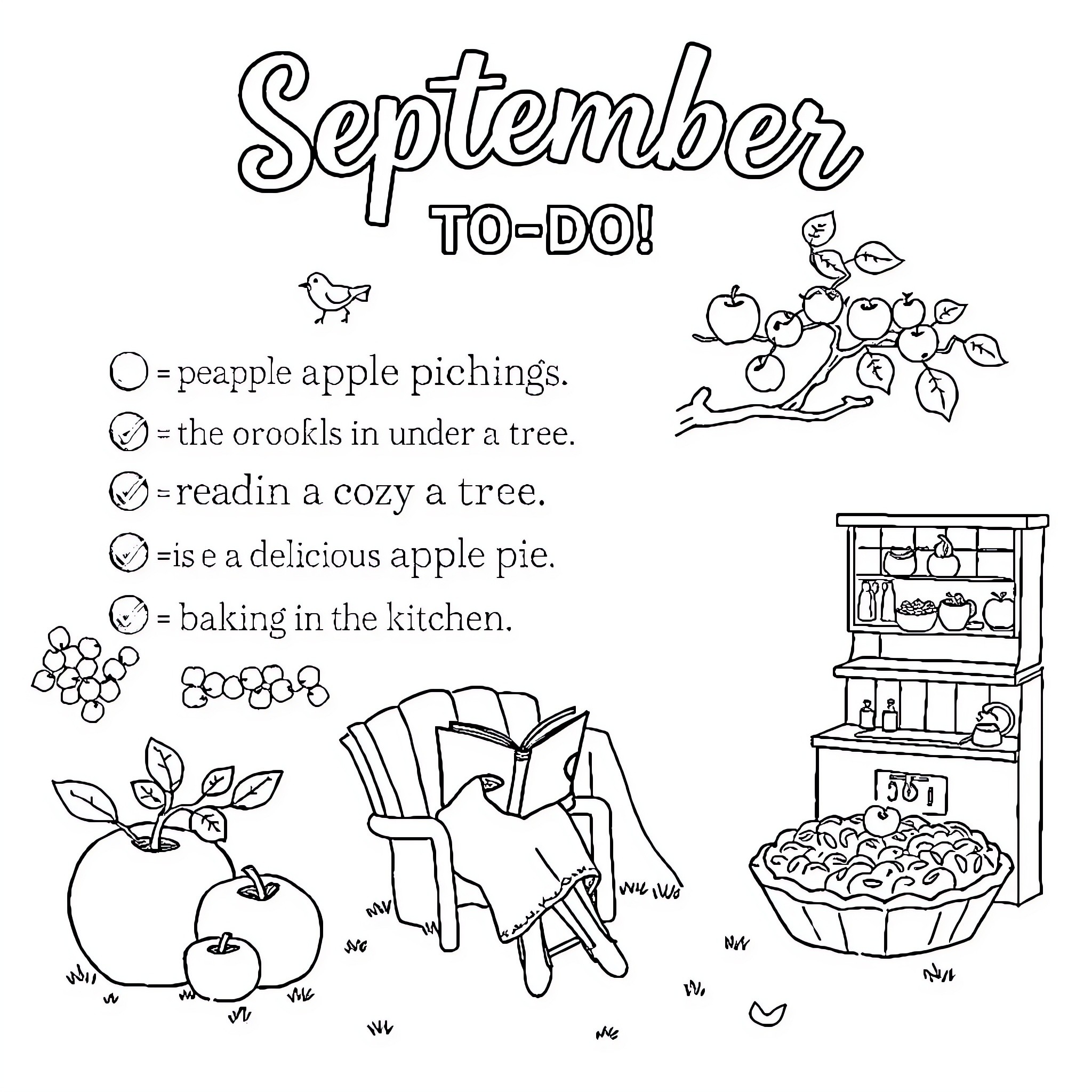 Best Apple Coloring Pages (Free Printable PDF)