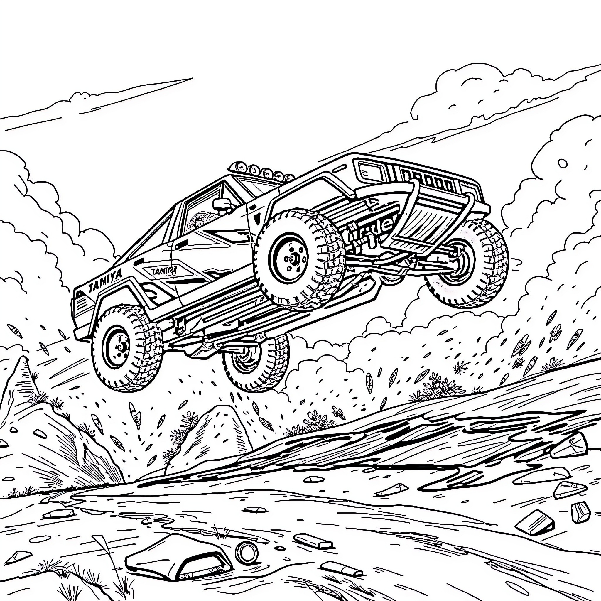 Best Tamiya Striker Coloring Pages (Free Printable PDF)