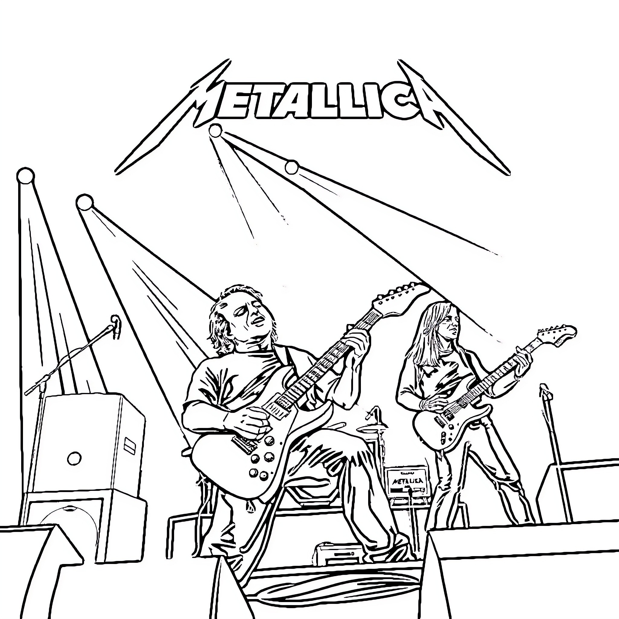 Best Metallica Coloring Pages (Free Printable PDF)