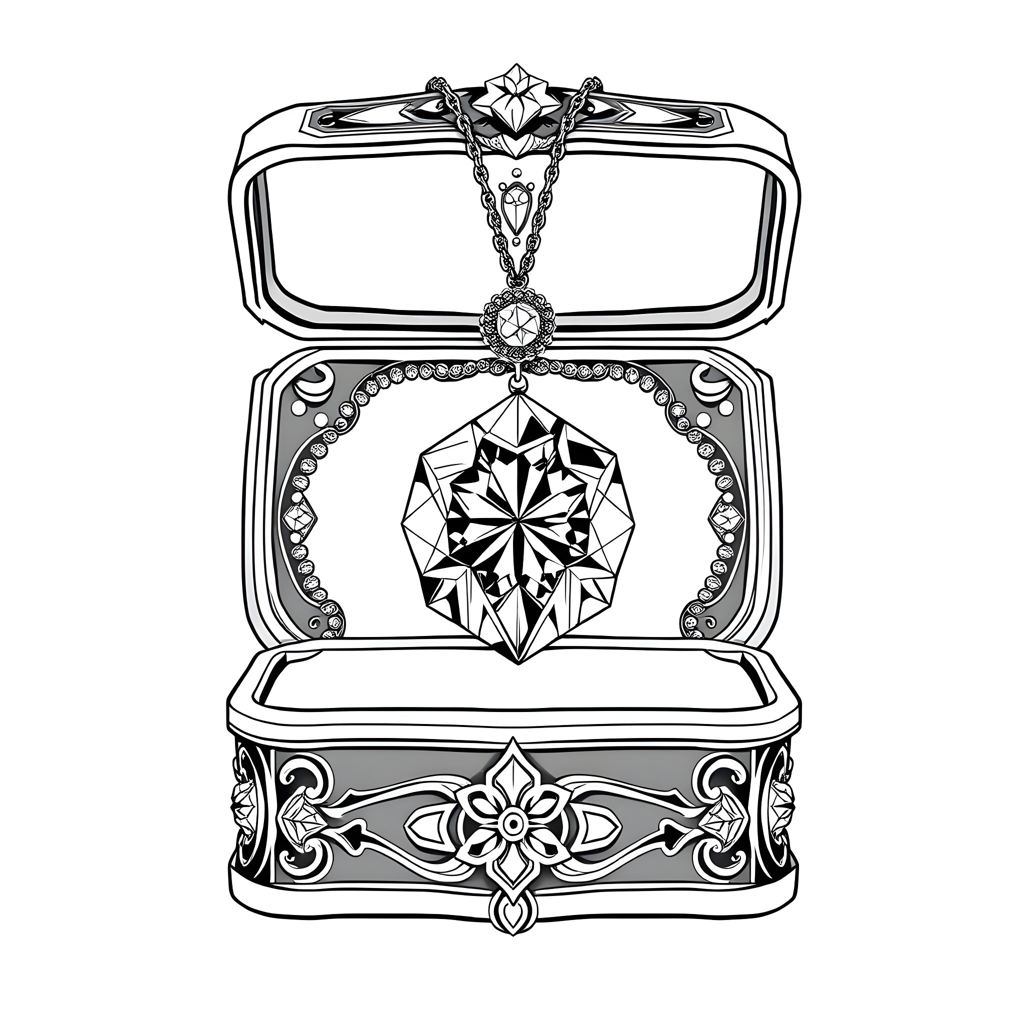 Best Gemstone Coloring Pages (Free Printable PDF)