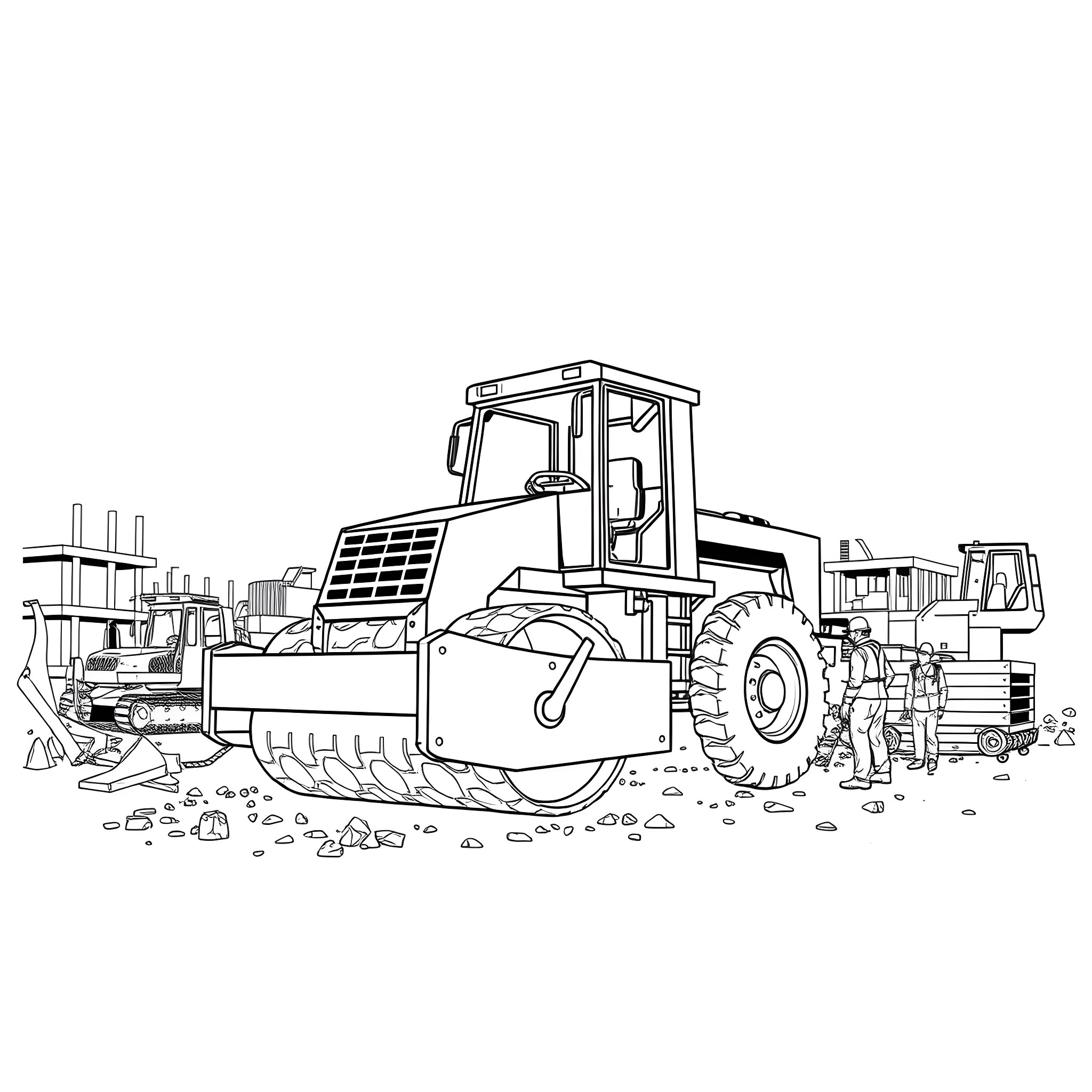 Best Tire Compactor Coloring Pages (Free Printable PDF)