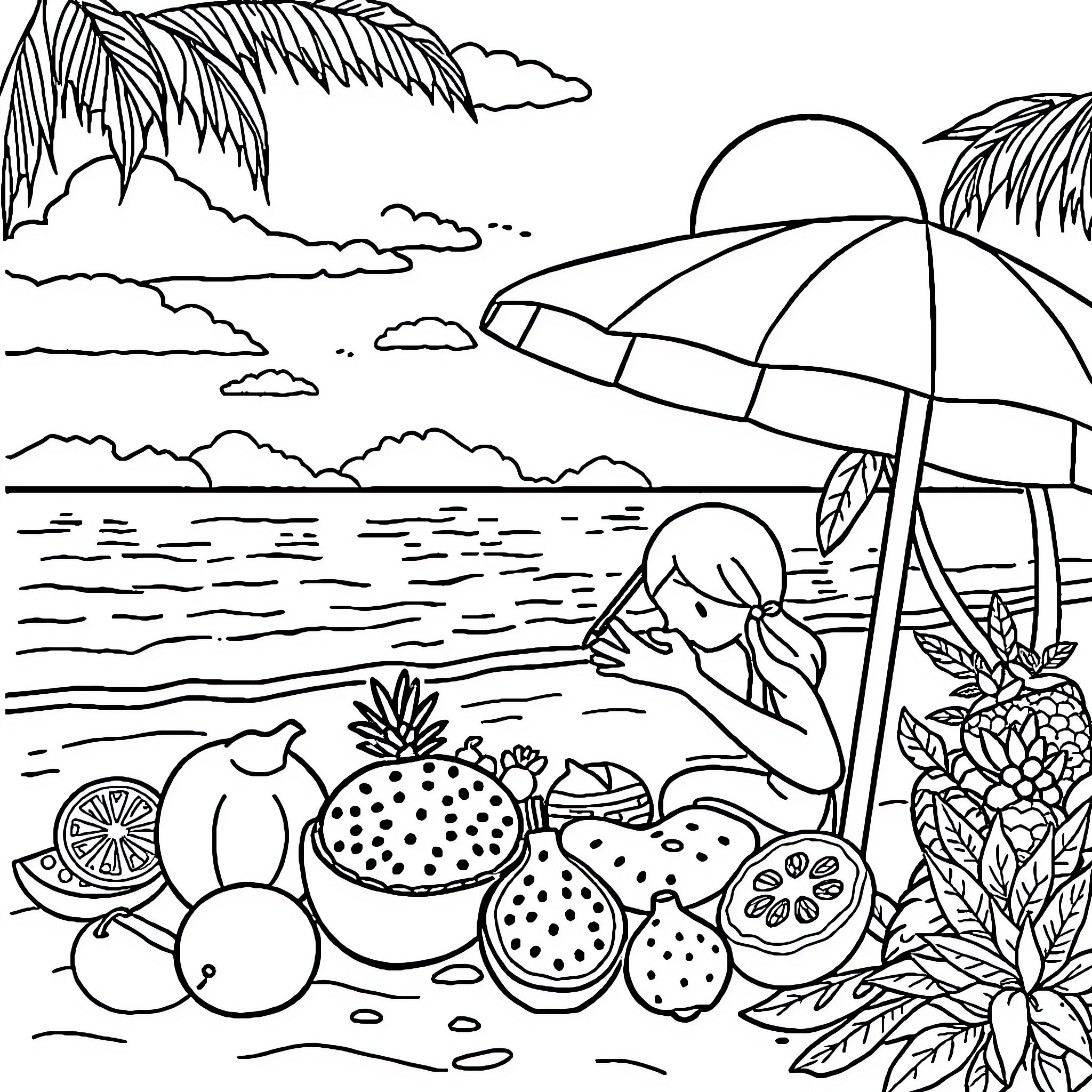 Best Fruit Coloring Pages (Free Printable PDF)