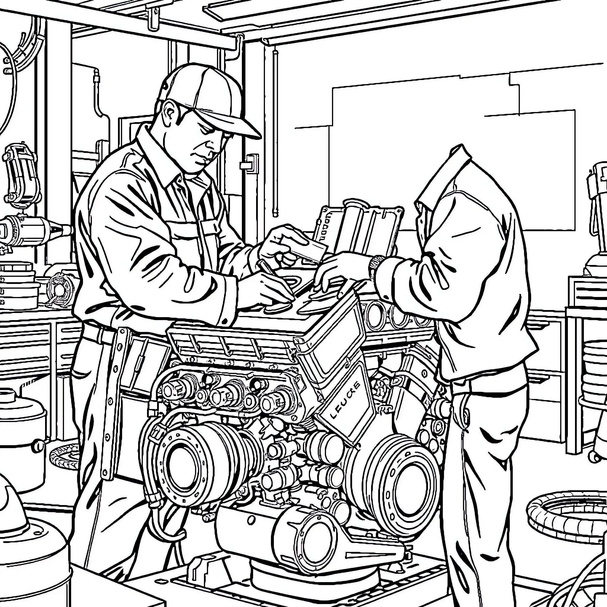 Best Engineer Coloring Pages (Free Printable PDF)