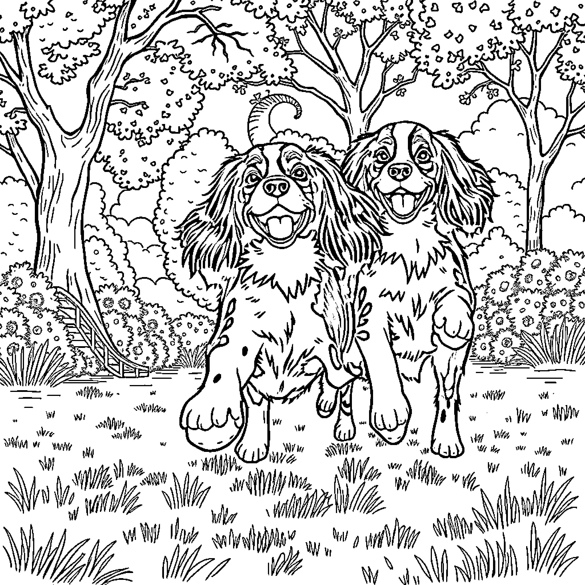 Best Springer Spaniel Coloring Pages (Free Printable PDF)