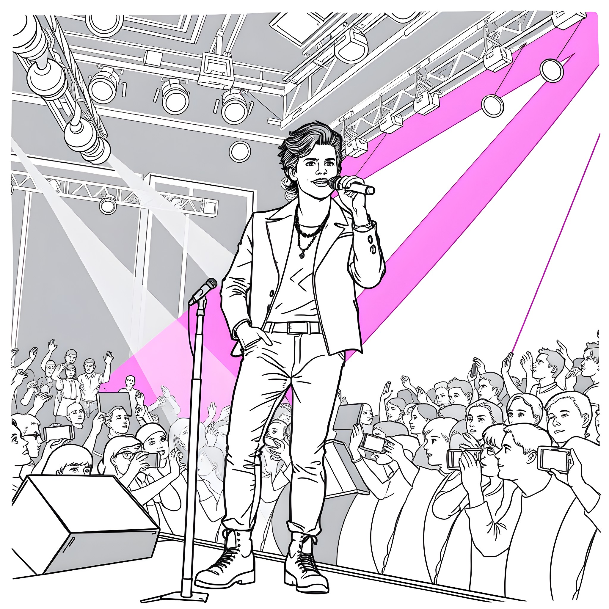 Best Harry Styles Coloring Pages (Free Printable PDF)