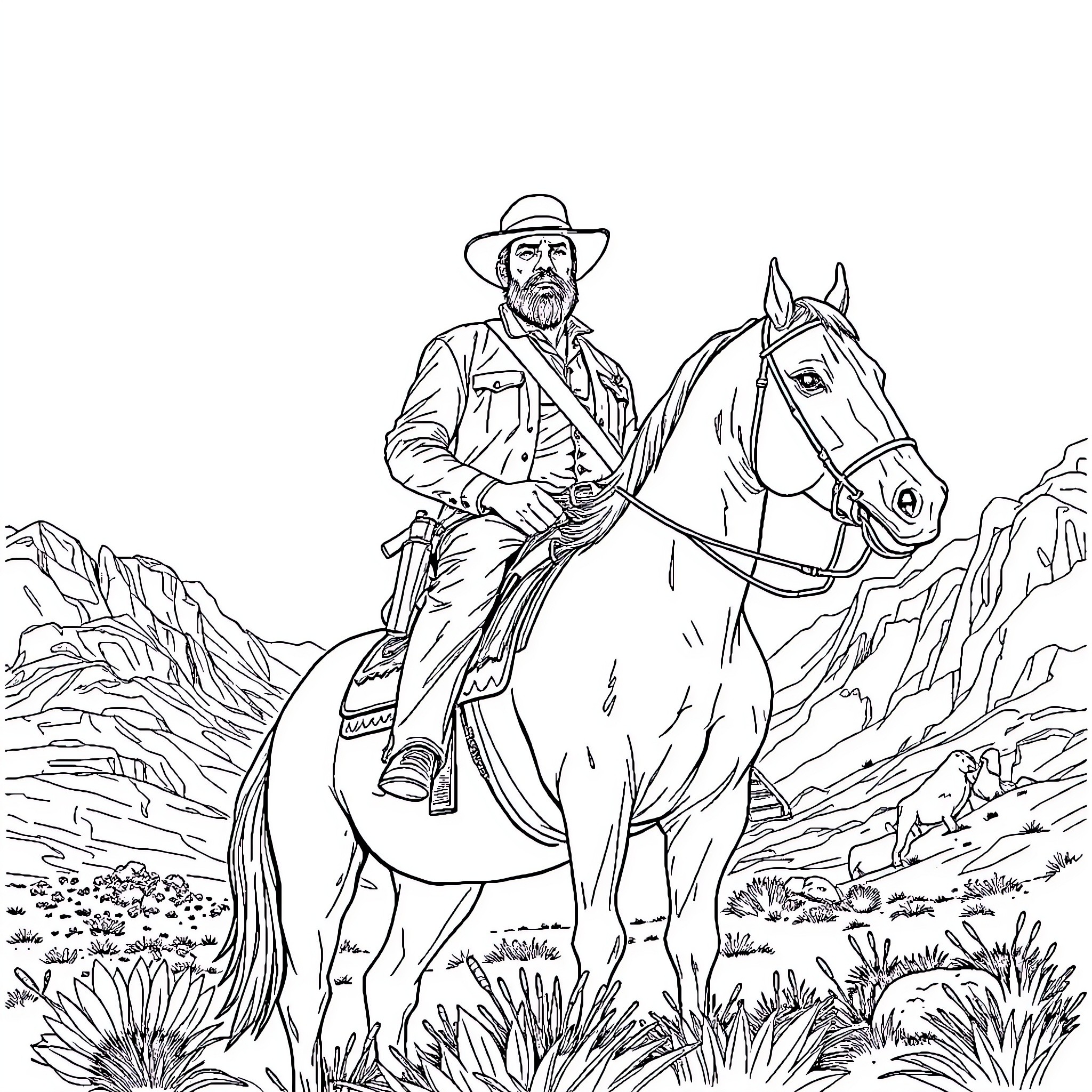 Best Arthur Morgan Coloring Pages (Free Printable PDF)