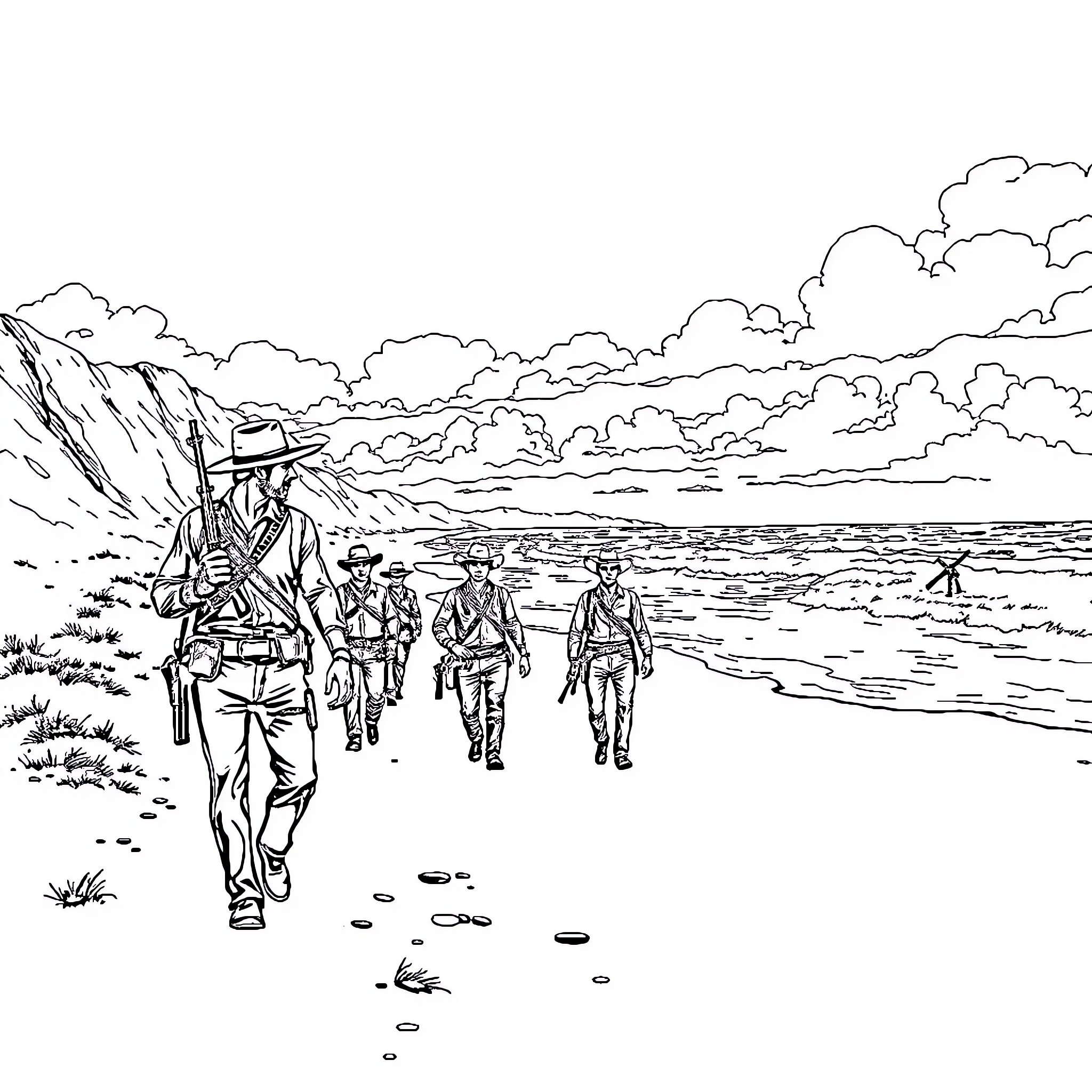 Best Red Dead Redemption Coloring Pages (Free Printable PDF)