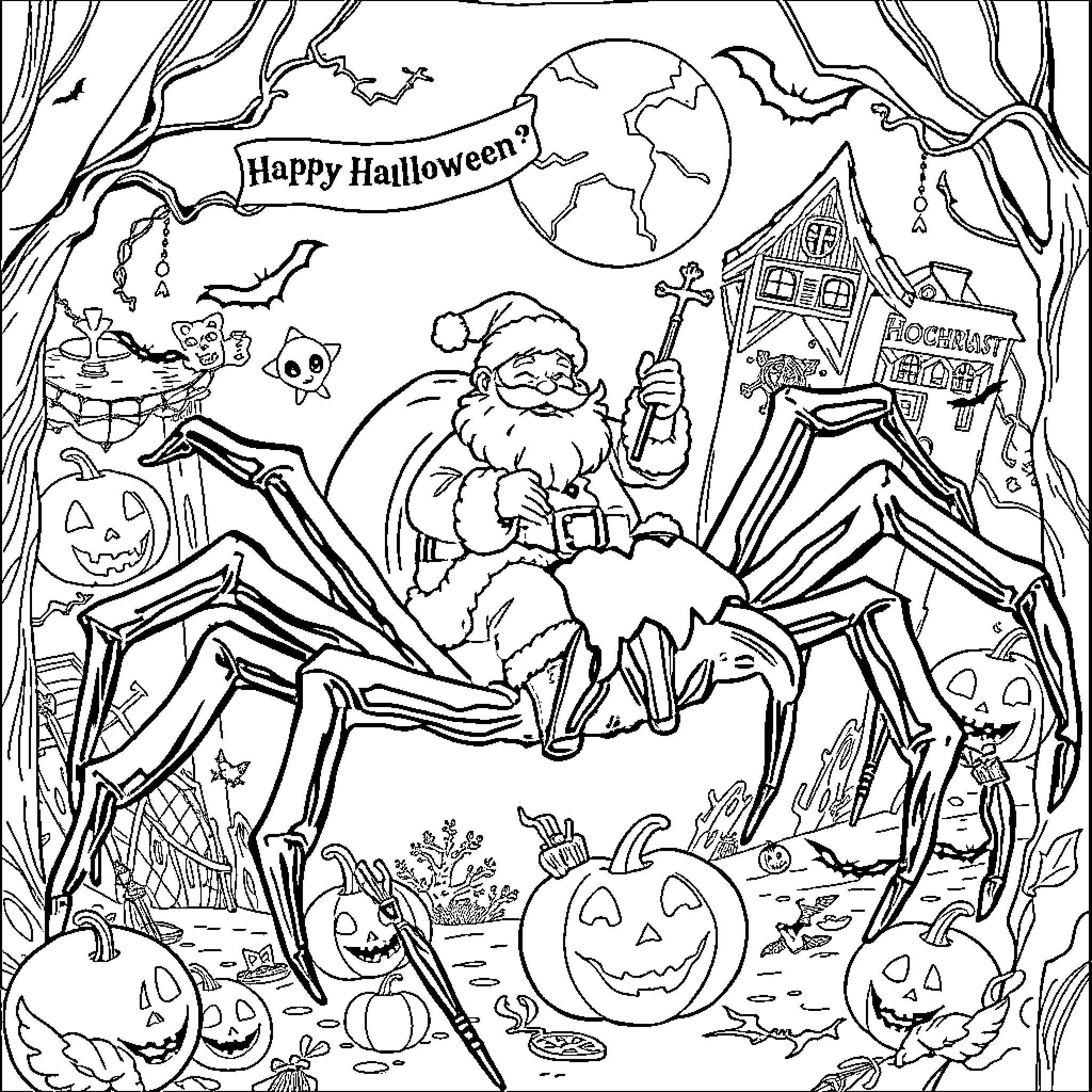 Best Santa Claus Coloring Pages (Free Printable PDF)