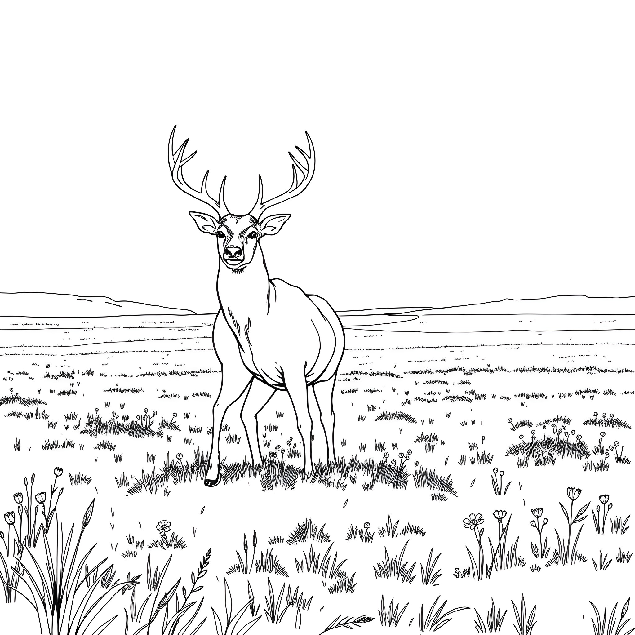 Best Deer Coloring Pages (Free Printable PDF)
